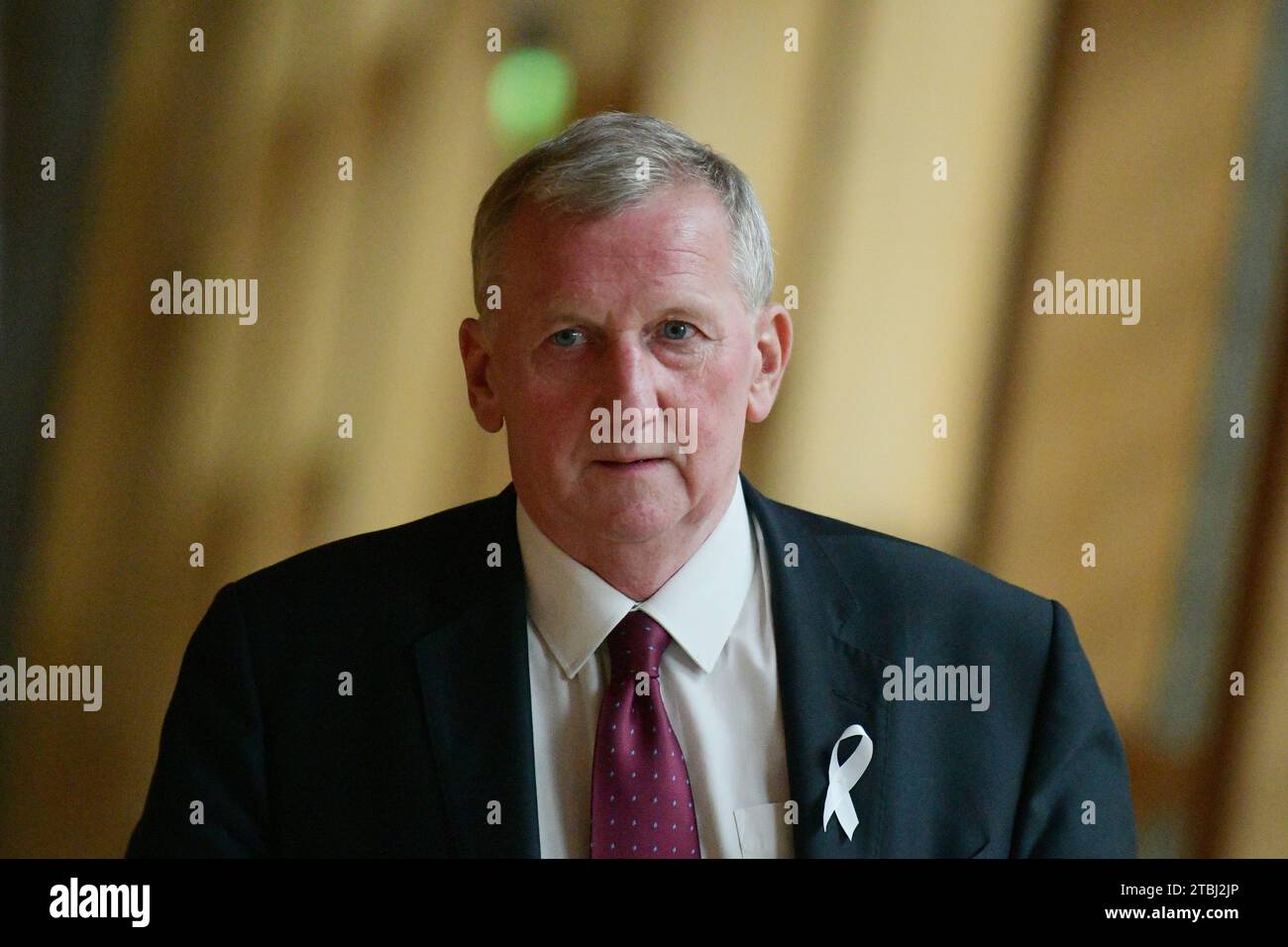 Edinburgh Scotland, UK 07 December 2023. Alex Rowley MSP at the ...