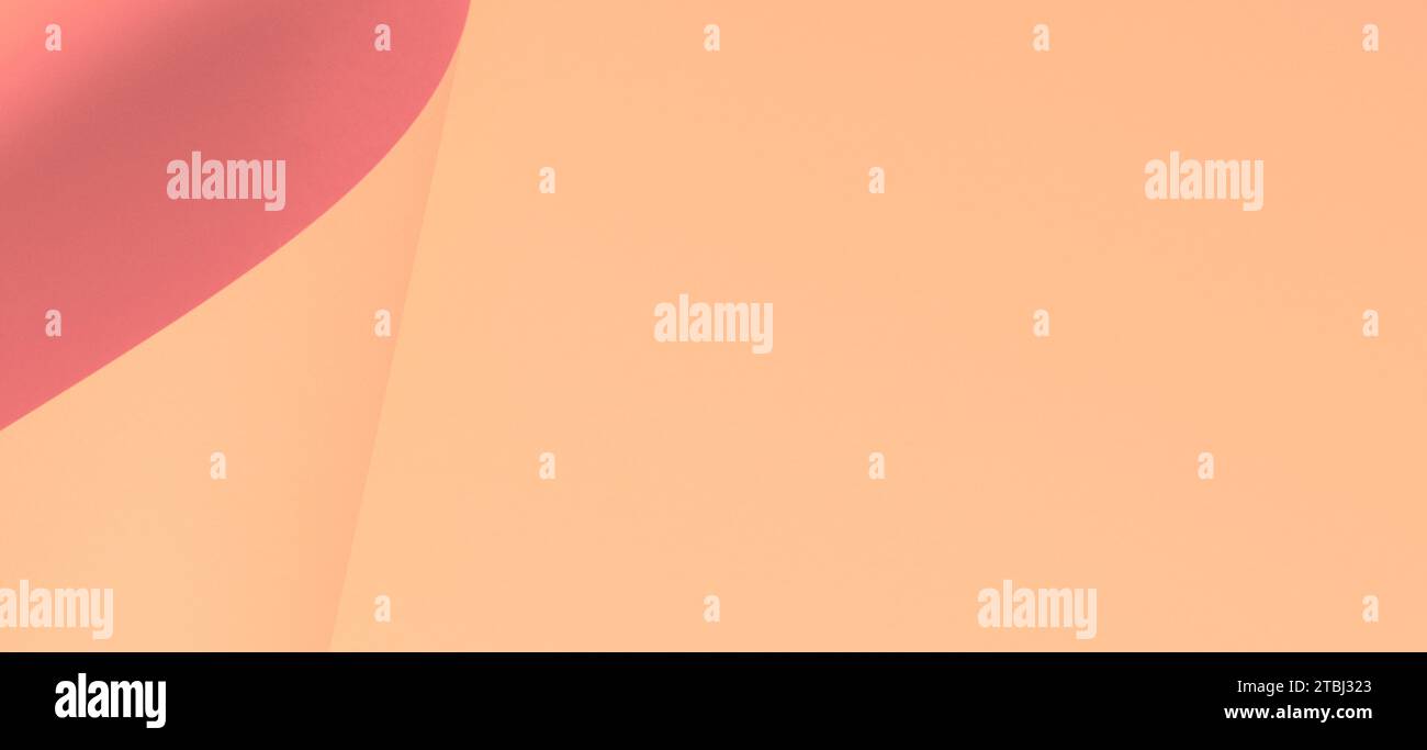Abstract peach color paper texture background. Minimal composition with ...