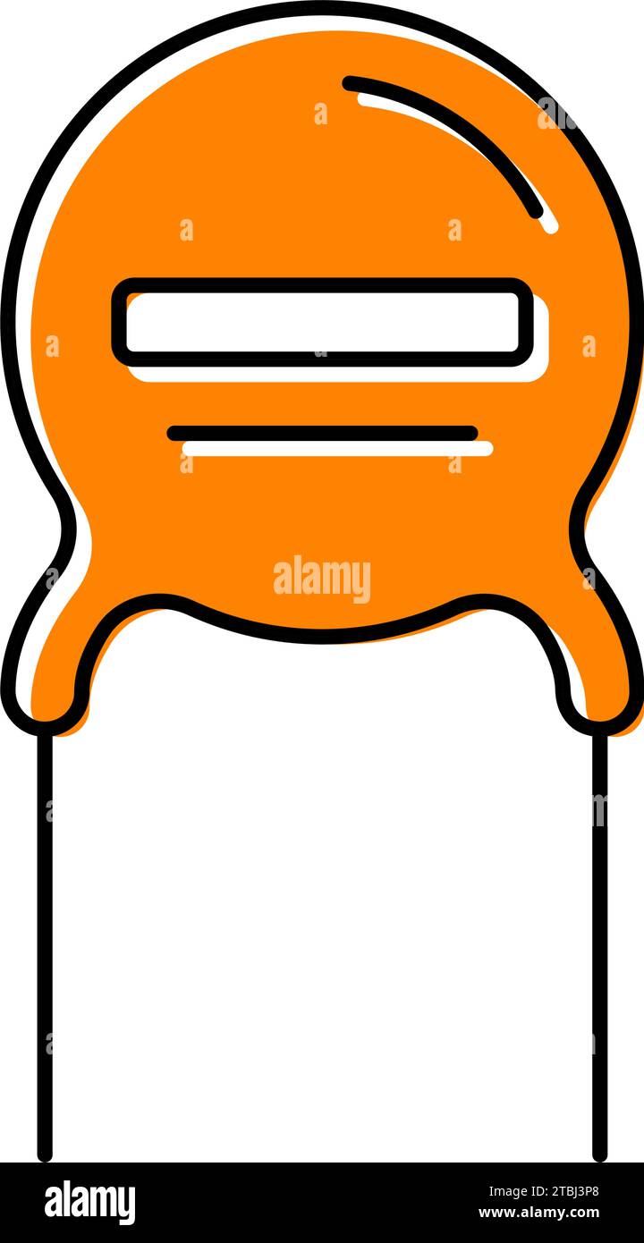 Ceramic capacitor Stock Vector Images - Alamy