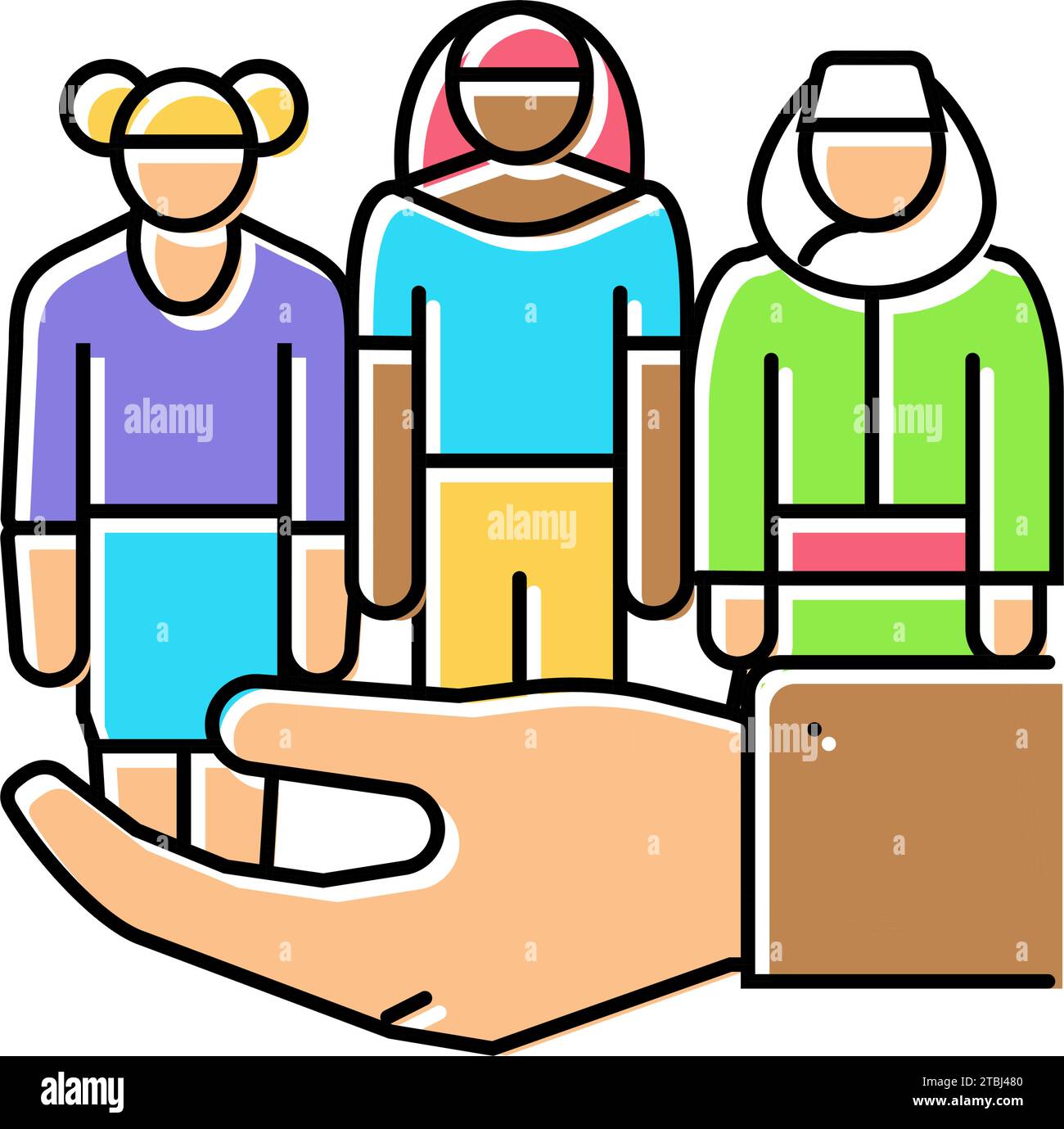 Inclusion movement Cut Out Stock Images & Pictures - Alamy