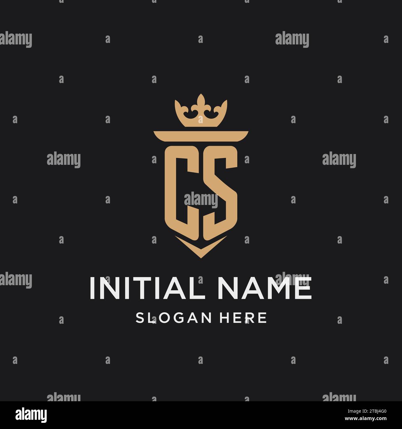 CS monogram with medieval style, luxury and elegant initial logo design ideas Stock Vector Image ...