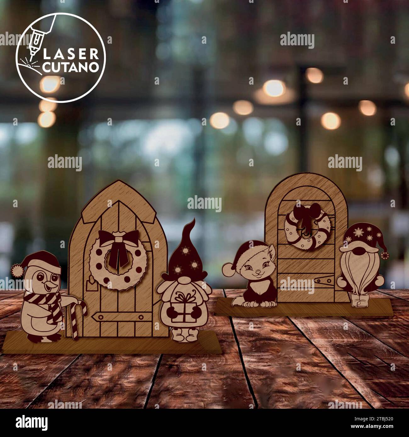 CHRISTMAS DOORS Digital multilayer layout files are specially prepared for the laser cut, CNC ...