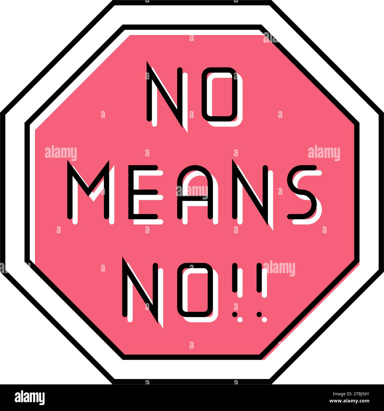 Pink means Stock Vector Images - Alamy