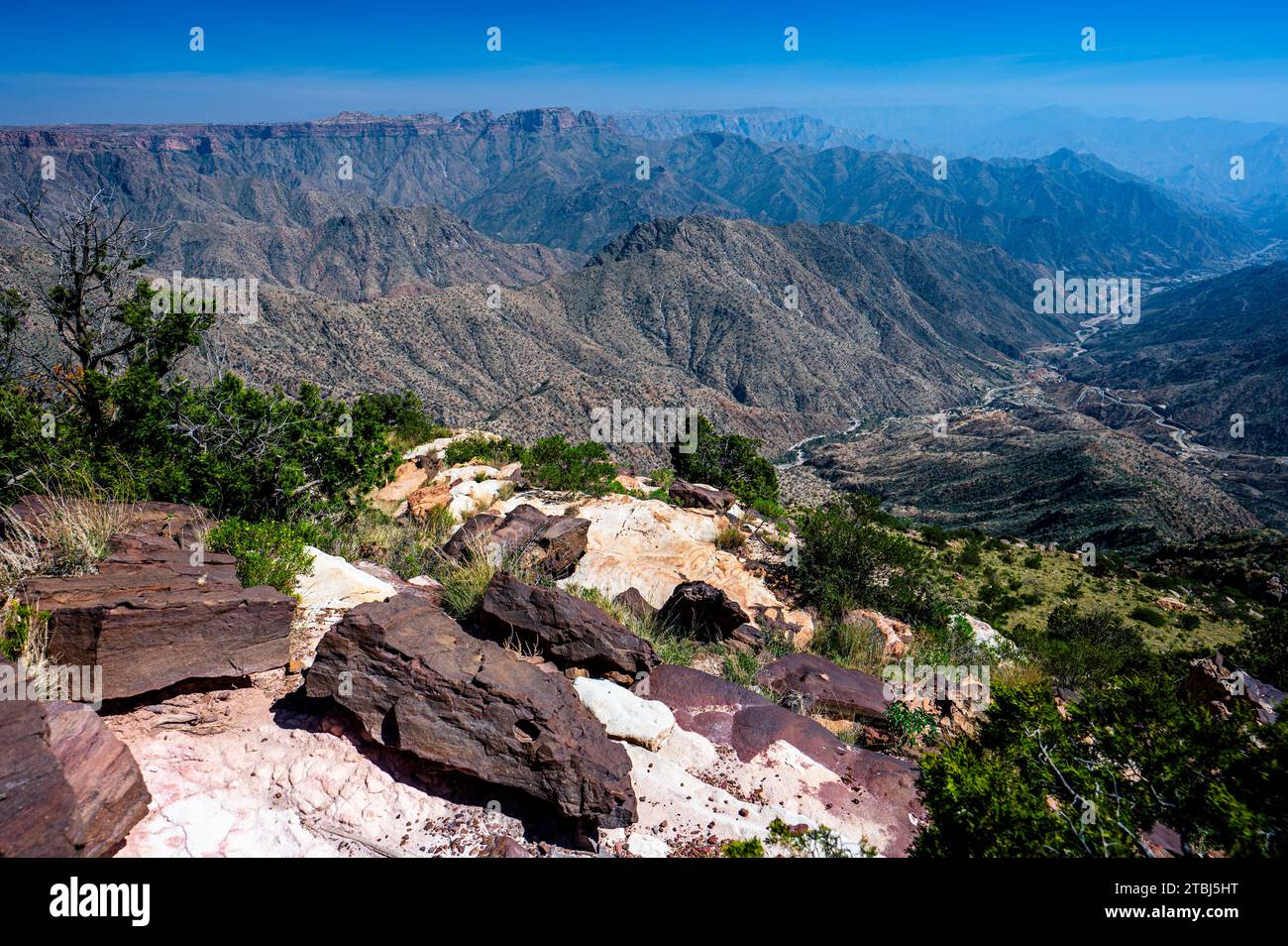 Landscape of the Asir Mountains in Saudi Arabia Stock Photo - Alamy
