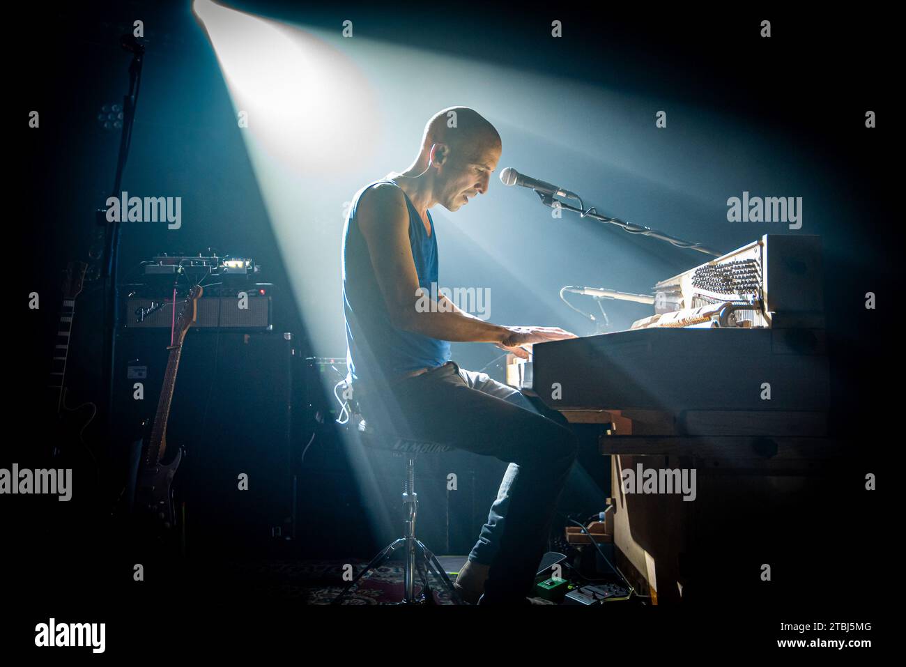 Monk Roma, Rome, Italy, December 05, 2023, Truppi play the piano and ...