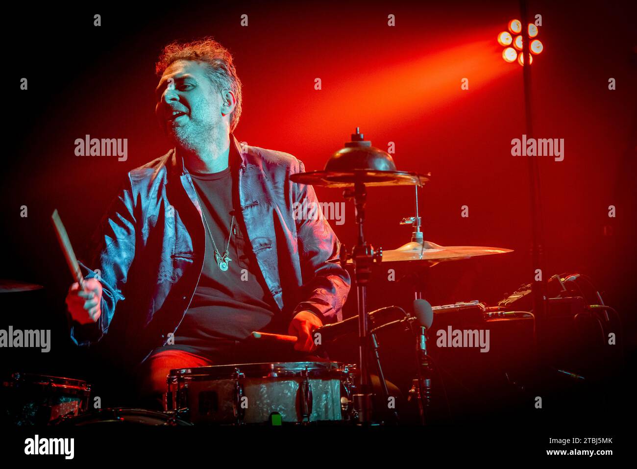 Monk Roma, Rome, Italy, December 05, 2023, Marco Buccelli play the drum ...
