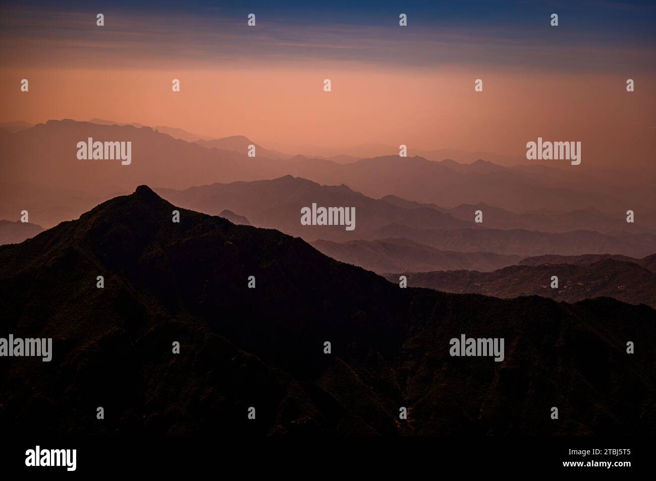 Landscape of the Asir Mountains in Saudi Arabia Stock Photo - Alamy