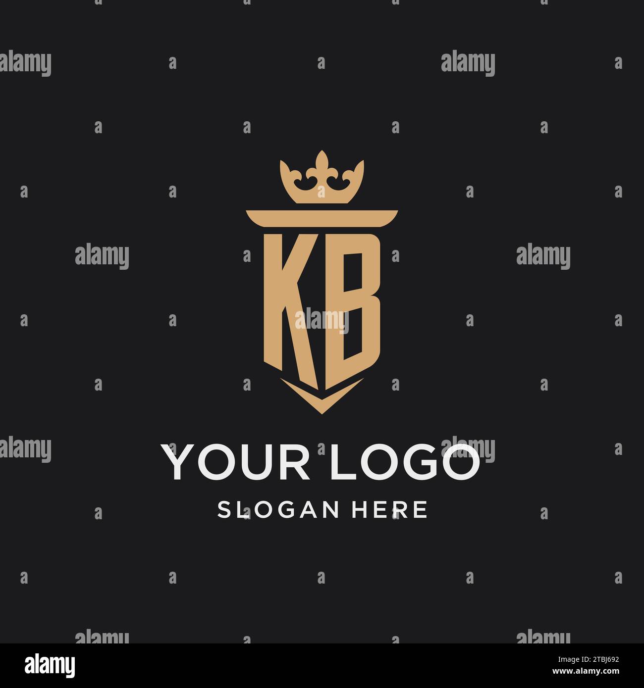 KB monogram with medieval style, luxury and elegant initial logo design ... KB monogram with medieval style, luxury and elegant initial logo design ...