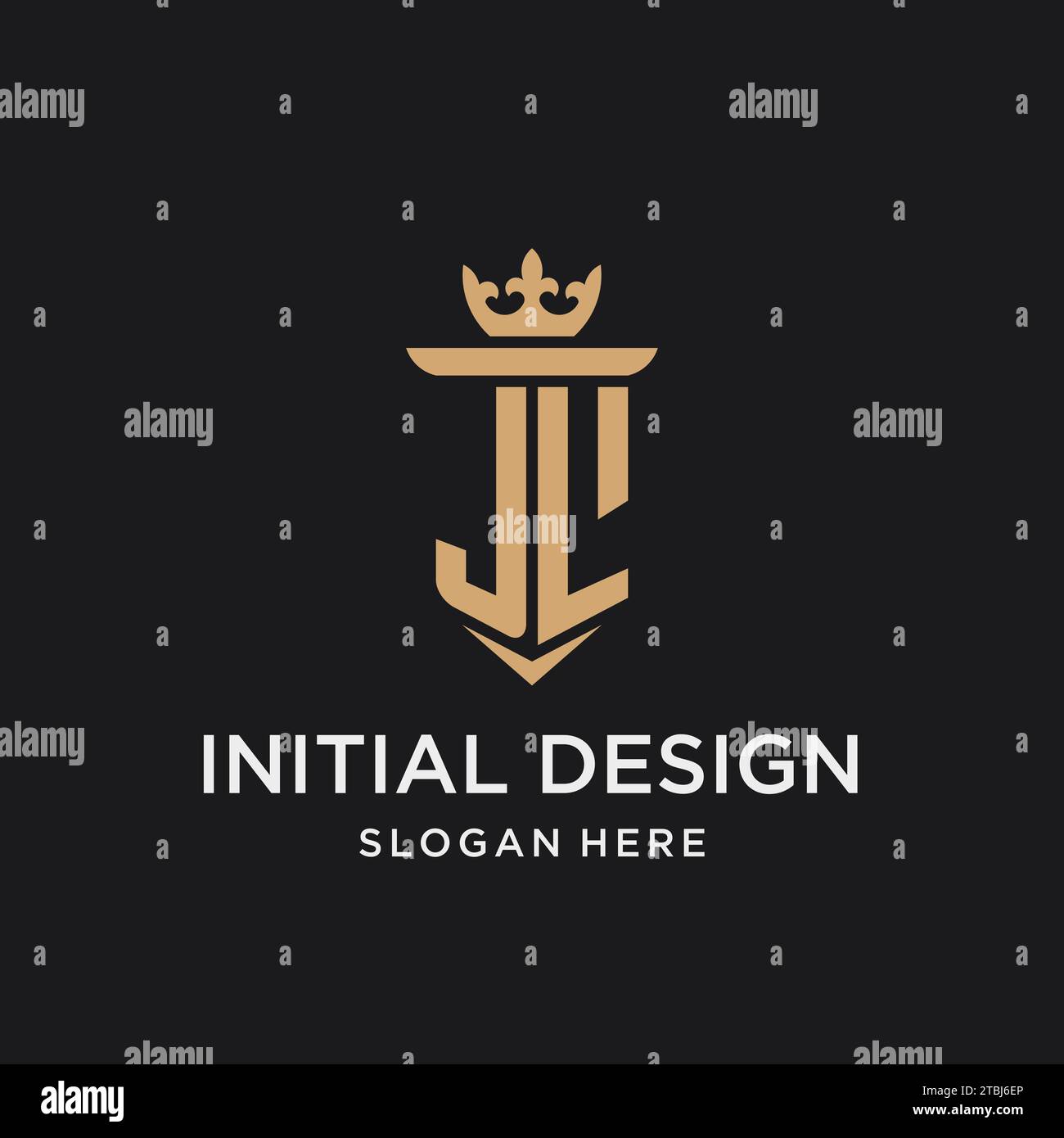 JL monogram with medieval style, luxury and elegant initial logo design ideas Stock Vector Image ...