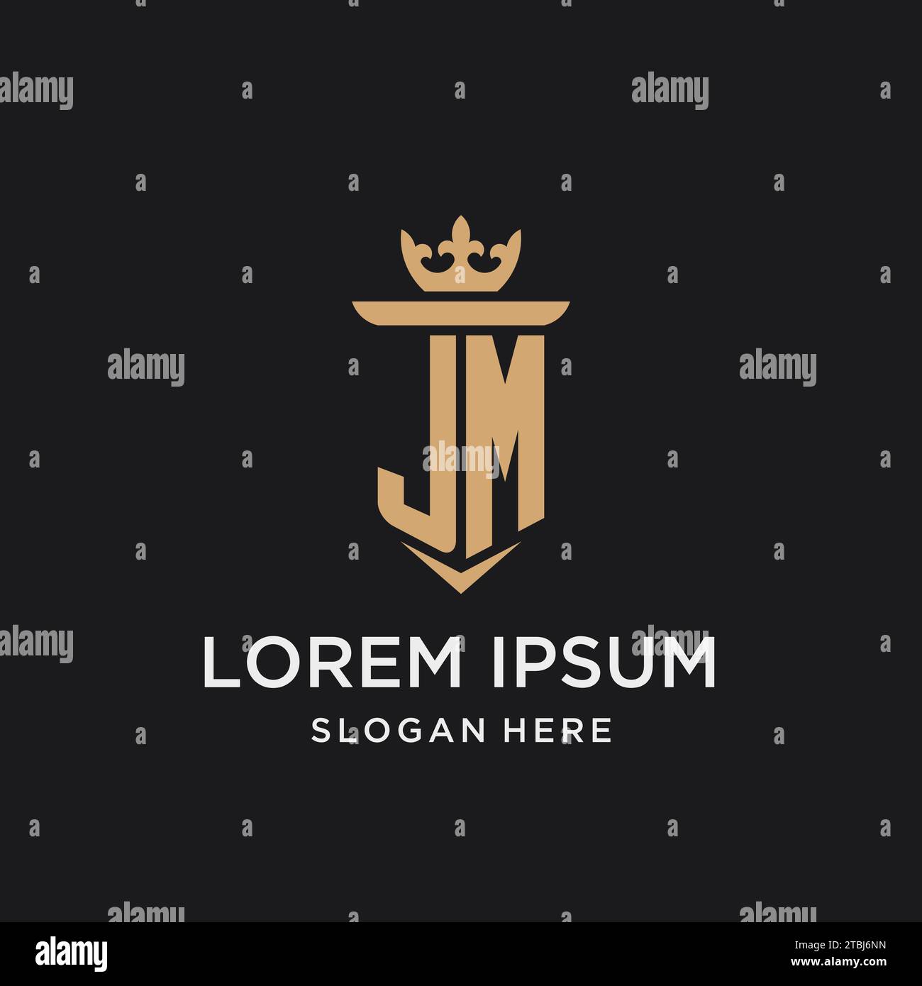 JM monogram with medieval style, luxury and elegant initial logo design ideas Stock Vector Image ...