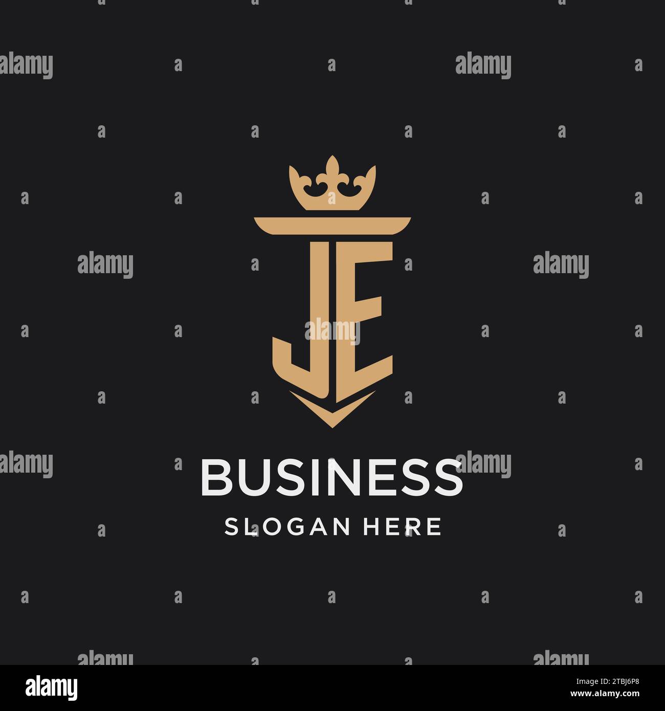 JE monogram with medieval style, luxury and elegant initial logo design ideas Stock Vector Image ...