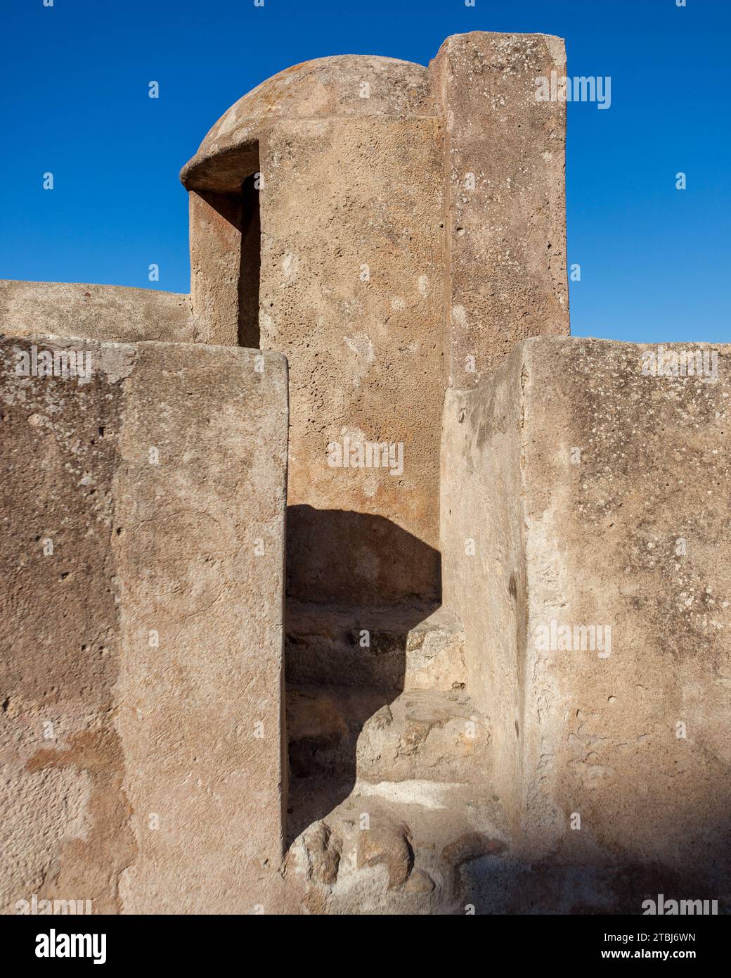 Watchtower at the Calvi citadel, Haute ville, 20260 Calvi, France Stock ...