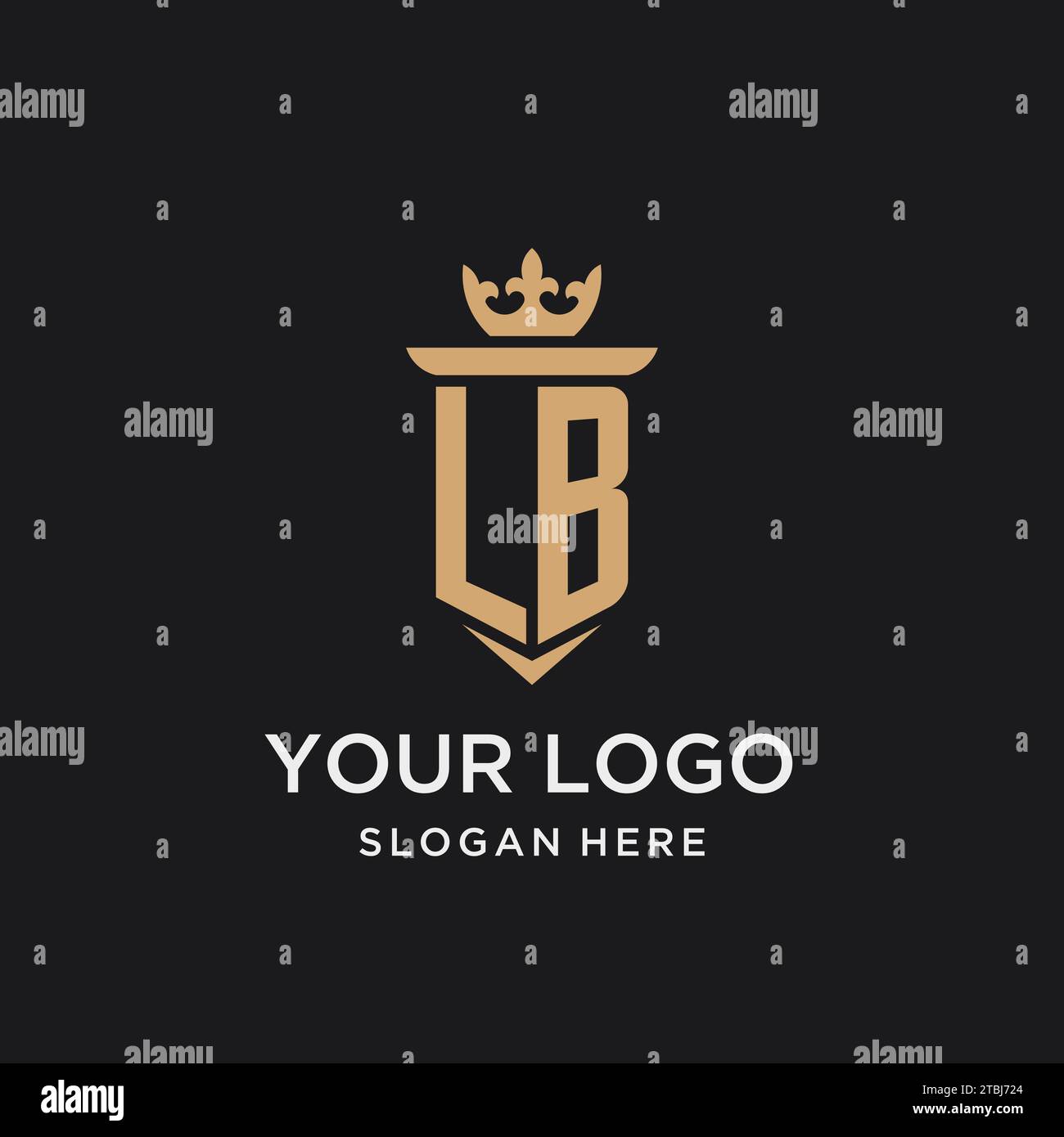 LB monogram with medieval style, luxury and elegant initial logo design ideas Stock Vector Image ...