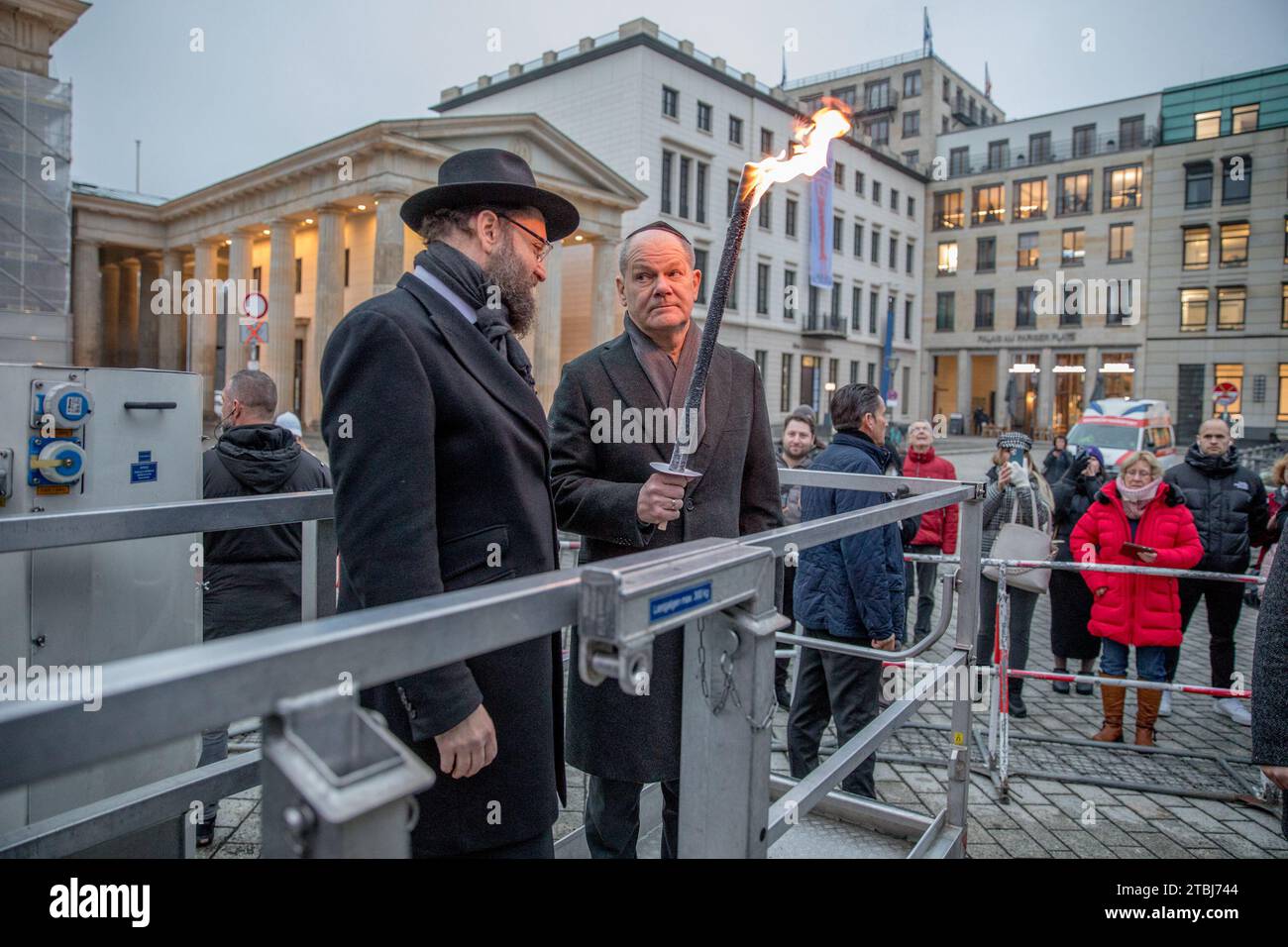Berlin, Germany. 7th Dec, 2023. In a symbolic and heartwarming gesture ...