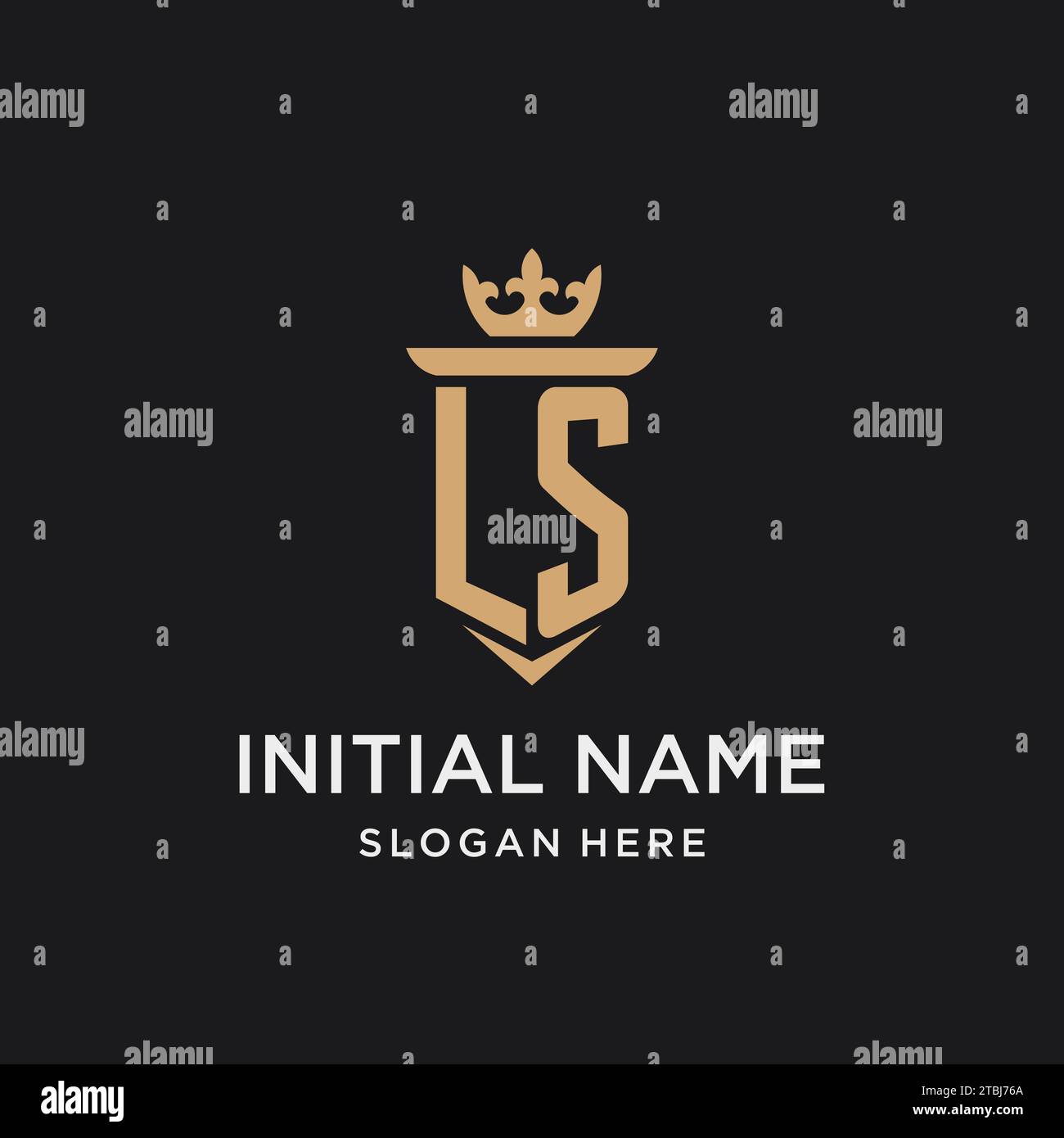 LS monogram with medieval style, luxury and elegant initial logo design ideas Stock Vector Image ...