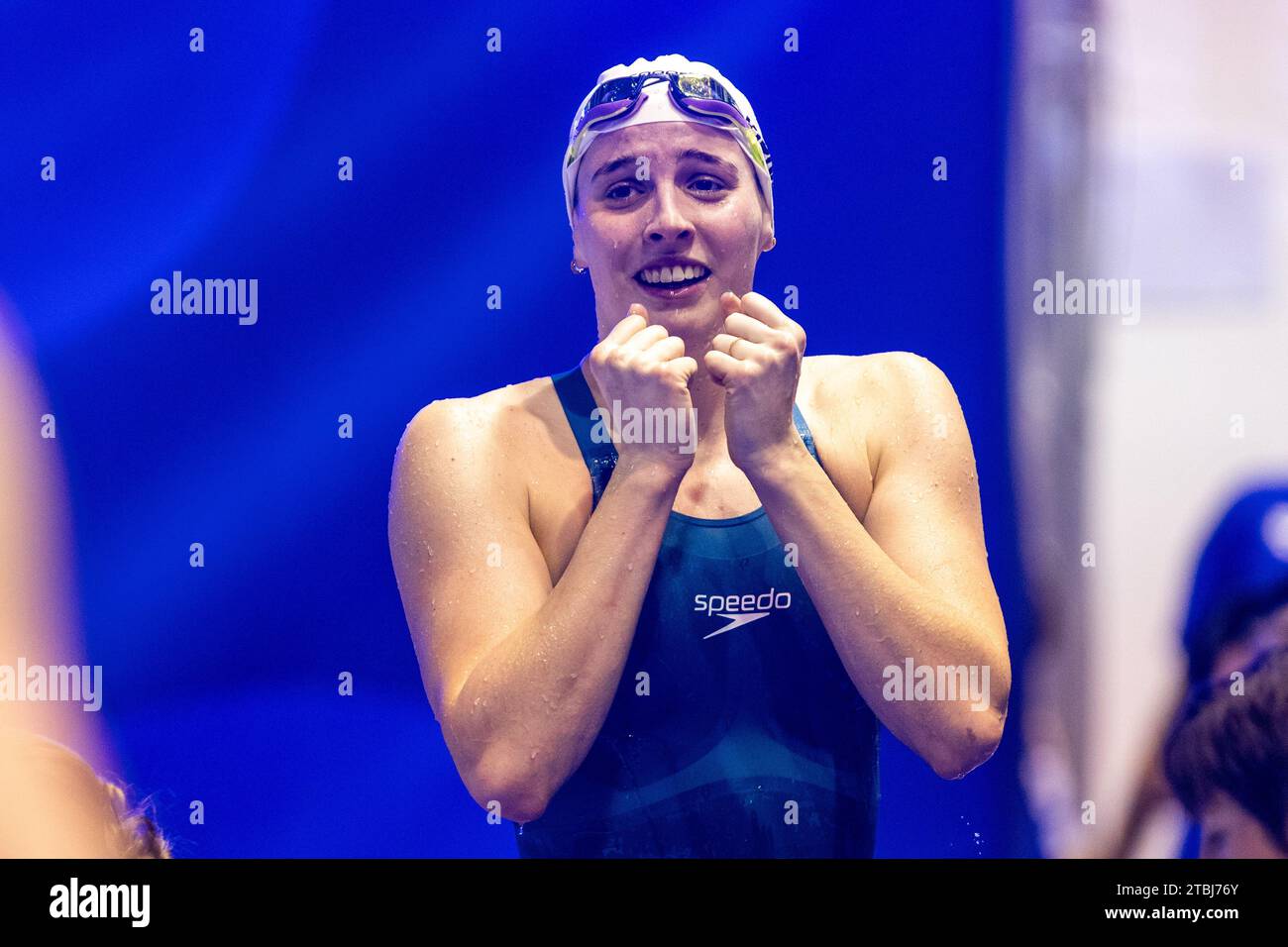 Kohler Angelina of Germany celebrating during Women's 200m Butterfly ...