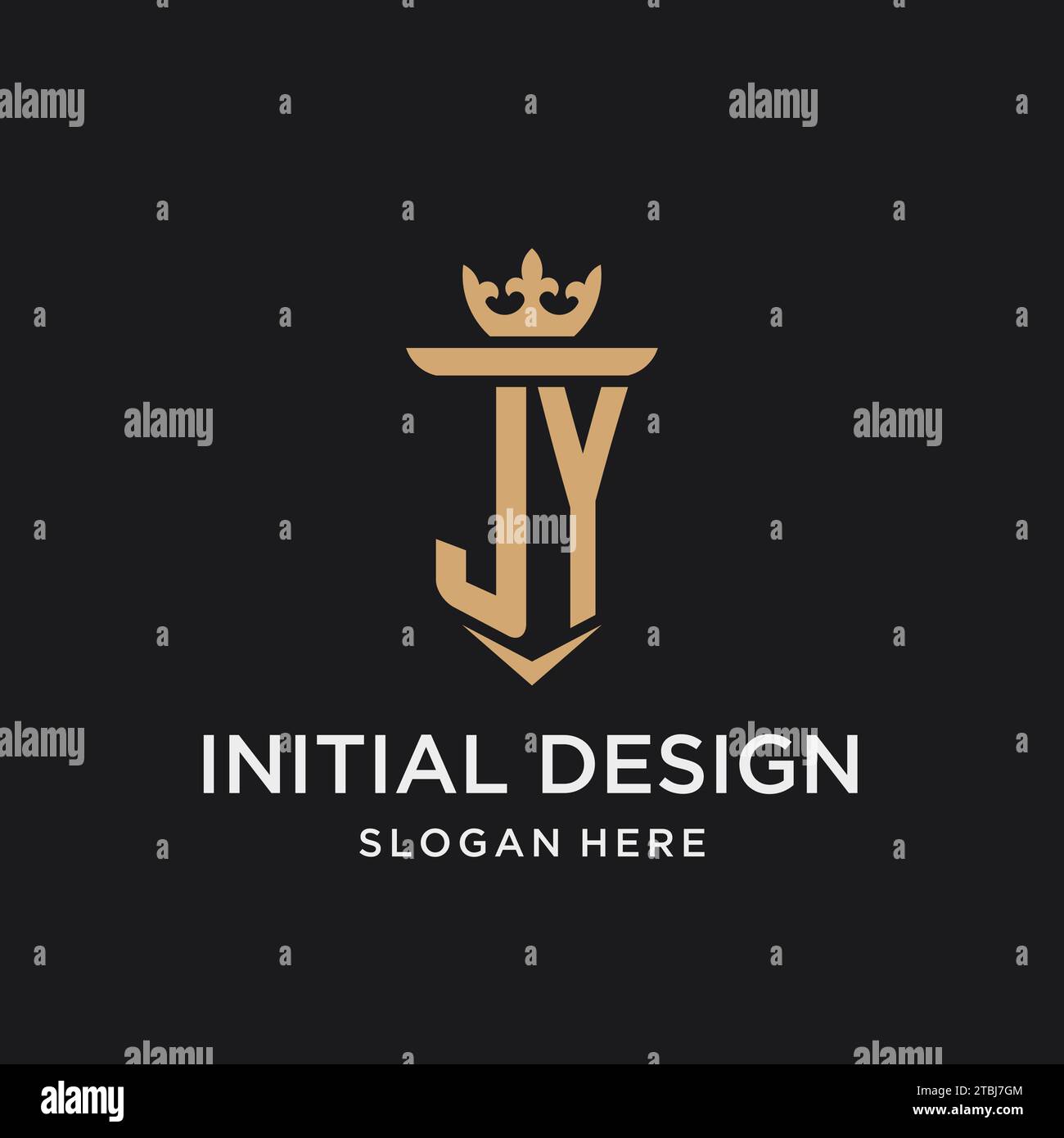 JY monogram with medieval style, luxury and elegant initial logo design ideas Stock Vector Image ...
