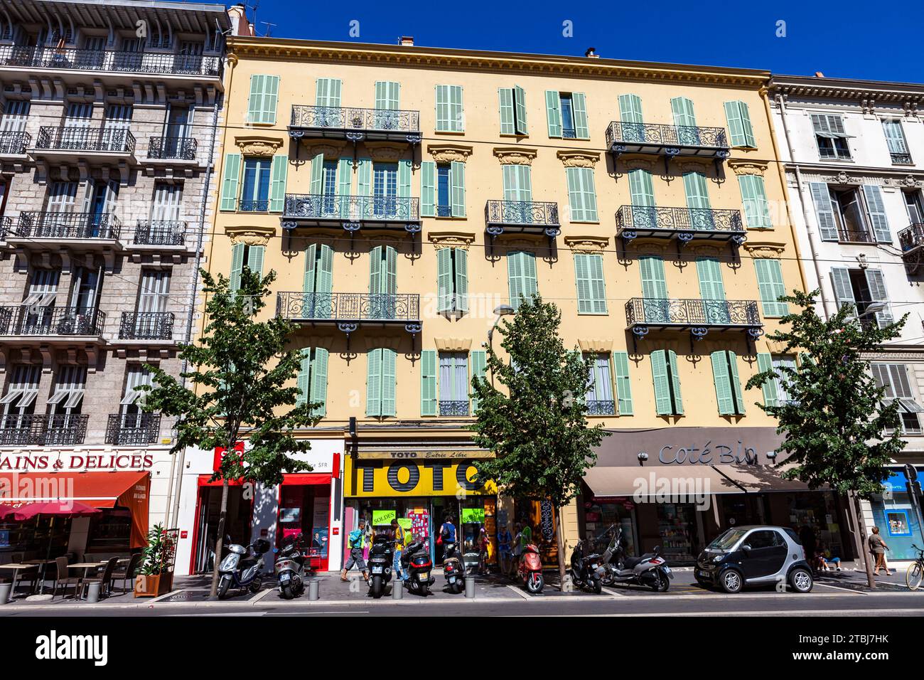 Avenue Jean Médecin, Nice, France Stock Photo - Alamy