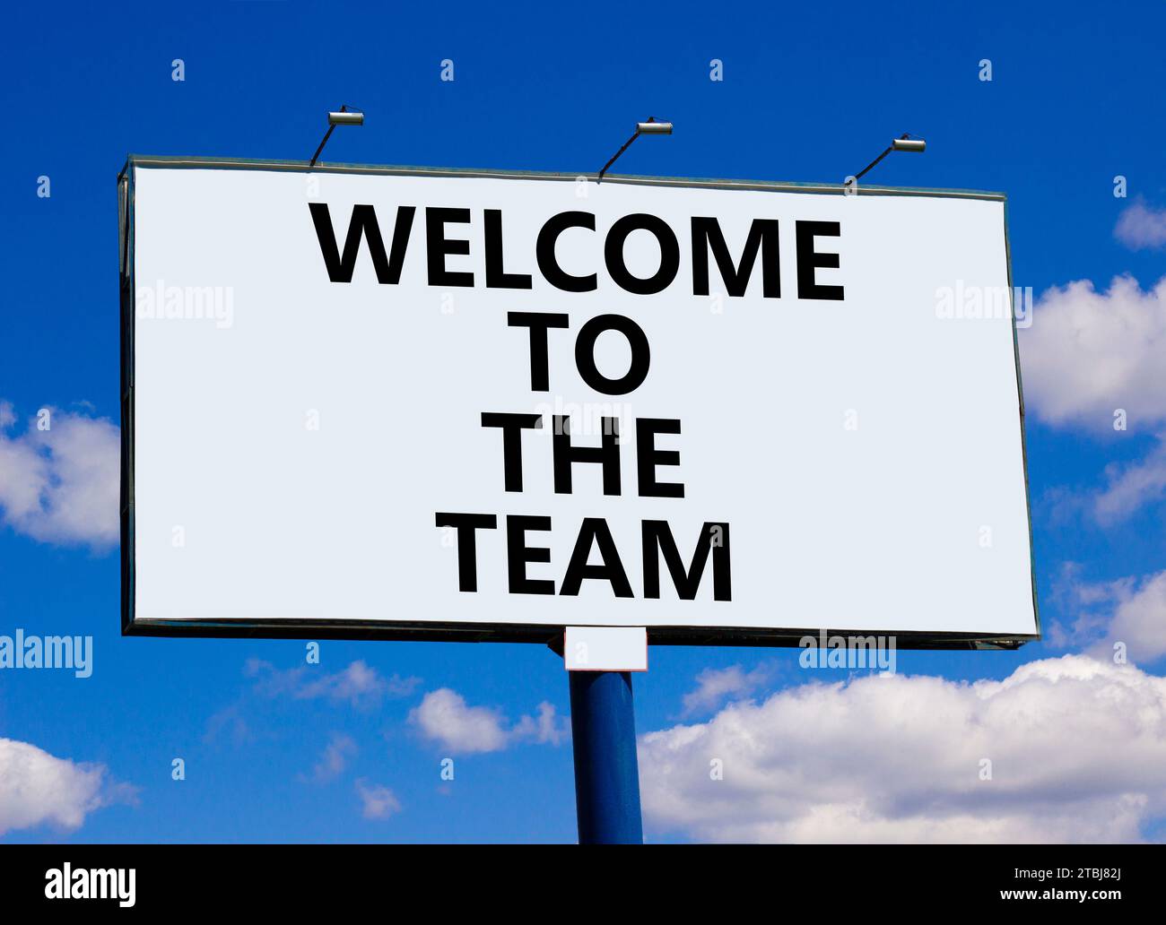 Welcome to the team symbol. Concept words Welcome to the team on ...