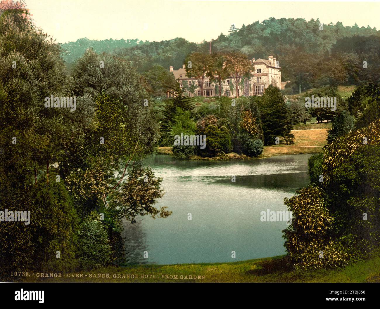 Hotels from garden, Grange-over-Sands, auf der Halbinsel Cartmel in ...