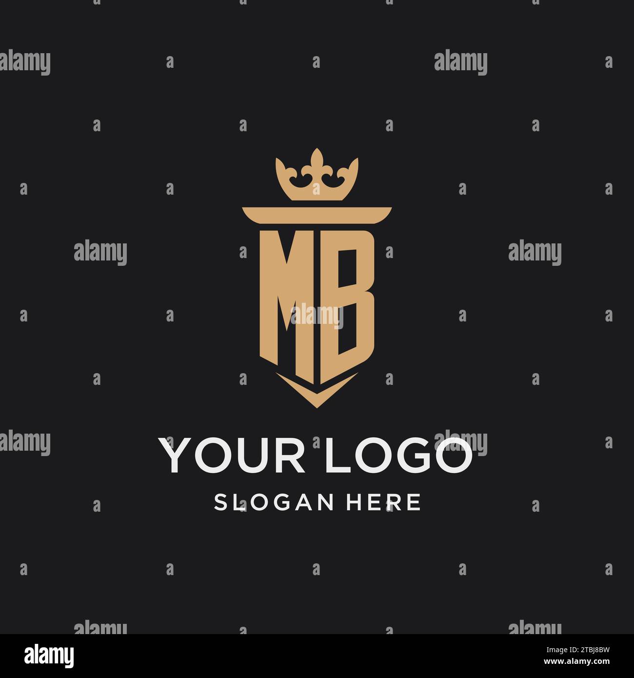 MB monogram with medieval style, luxury and elegant initial logo design ... MB monogram with medieval style, luxury and elegant initial logo design ...