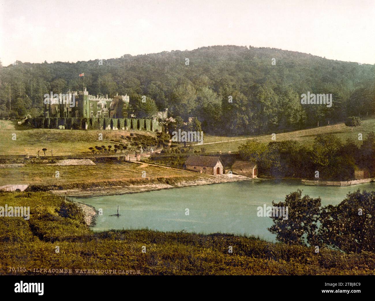 Watermouth castle, Ilfracombe, an der Nordküste der südwestenglischen ...