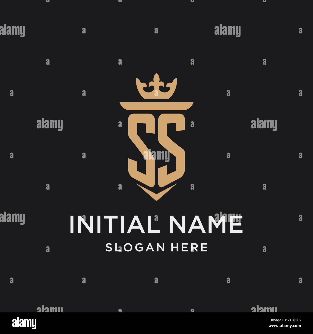 SS monogram with medieval style, luxury and elegant initial logo design ... SS monogram with medieval style, luxury and elegant initial logo design ...