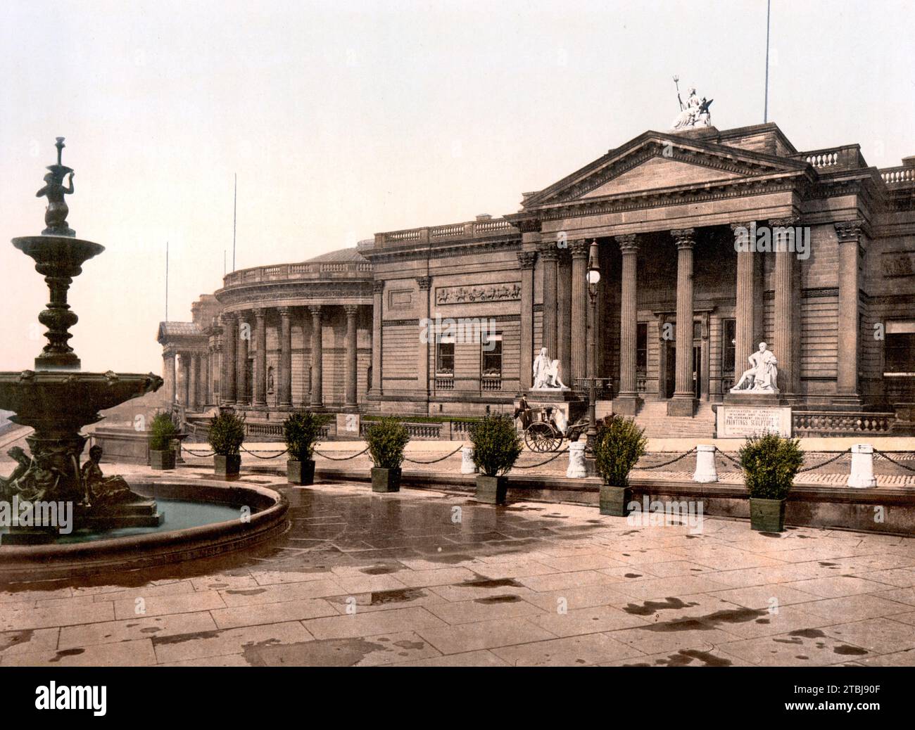 Kunstgallerie und Museum, Liverpool, ca 1895, England, Historisch ...