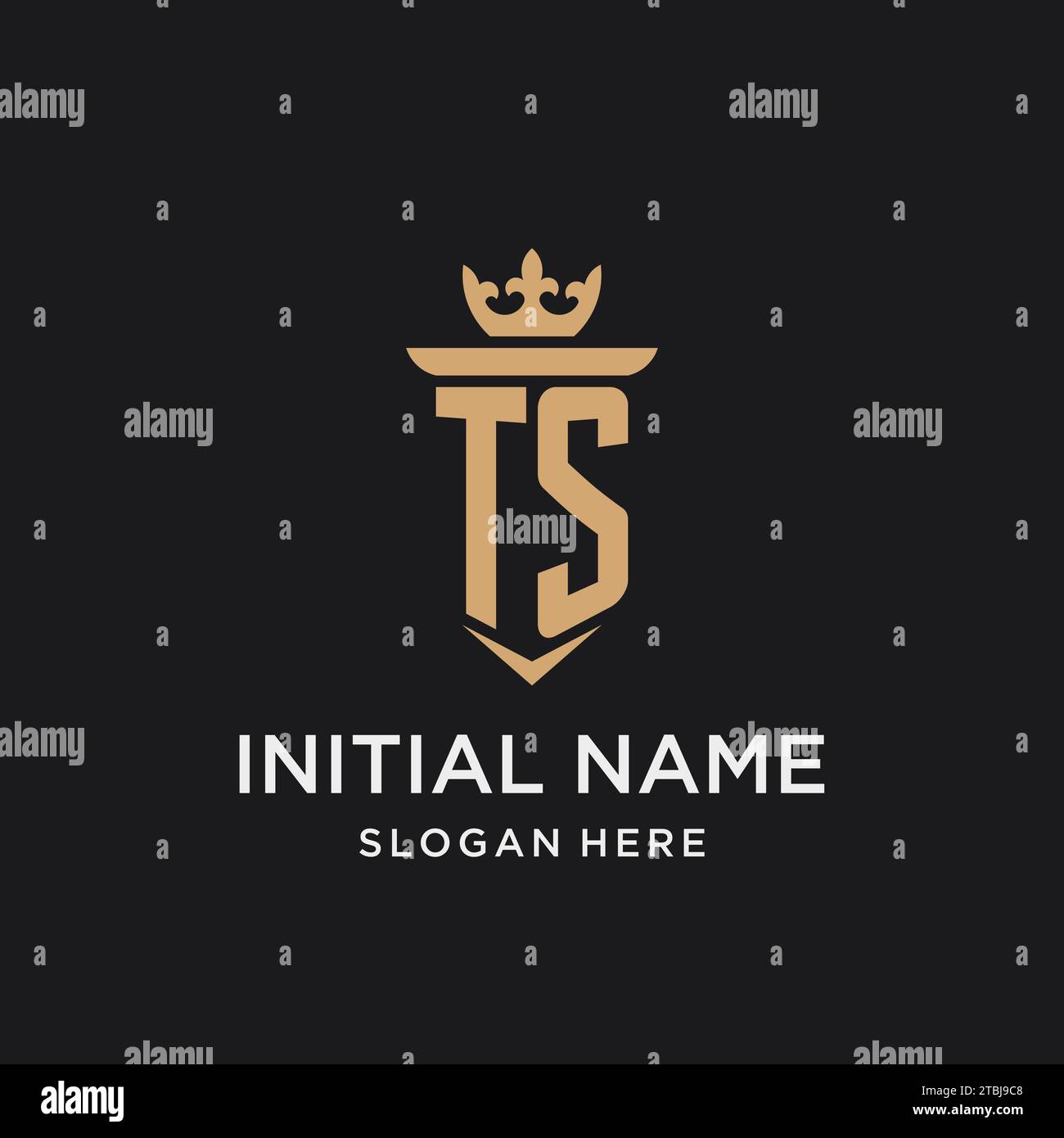 TS monogram with medieval style, luxury and elegant initial logo design ideas Stock Vector Image ...