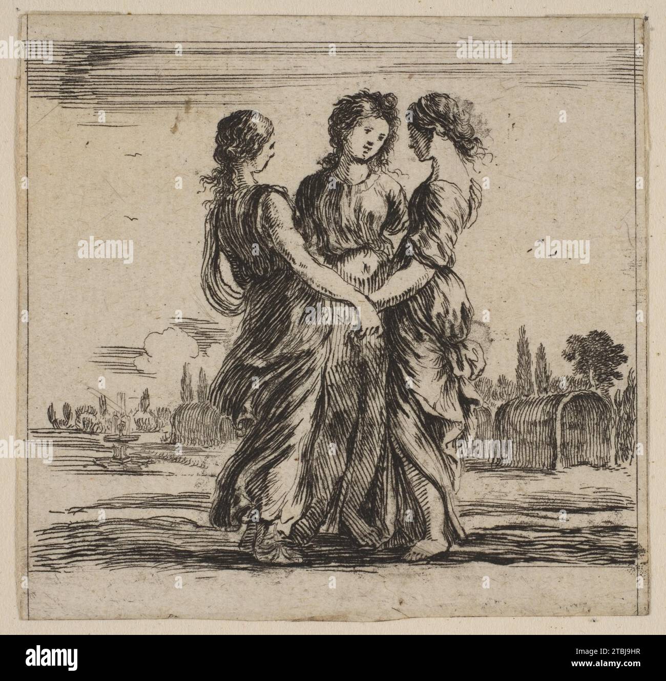 The three graces, from 'Game of Mythology' (Jeu de la Mythologie) 1918 ...