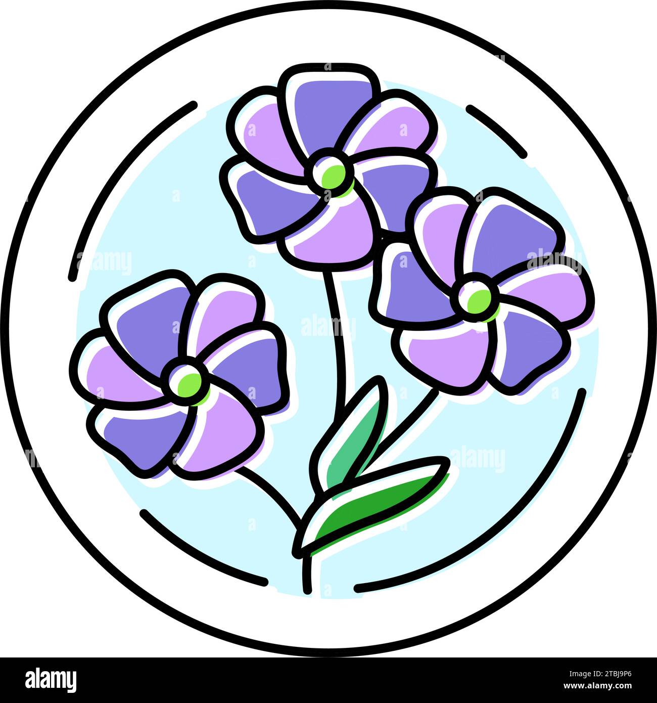 Leaves color line up Cut Out Stock Images & Pictures - Alamy