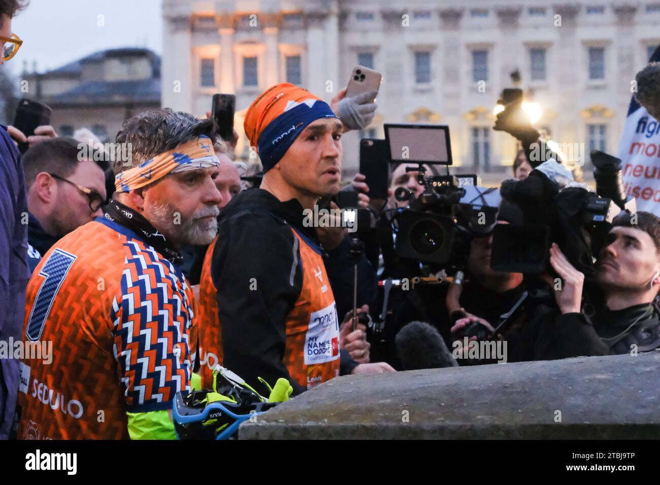 Buckingham Palace, London, UK. 7th Dec 2023. Kevin Sinfield at ...