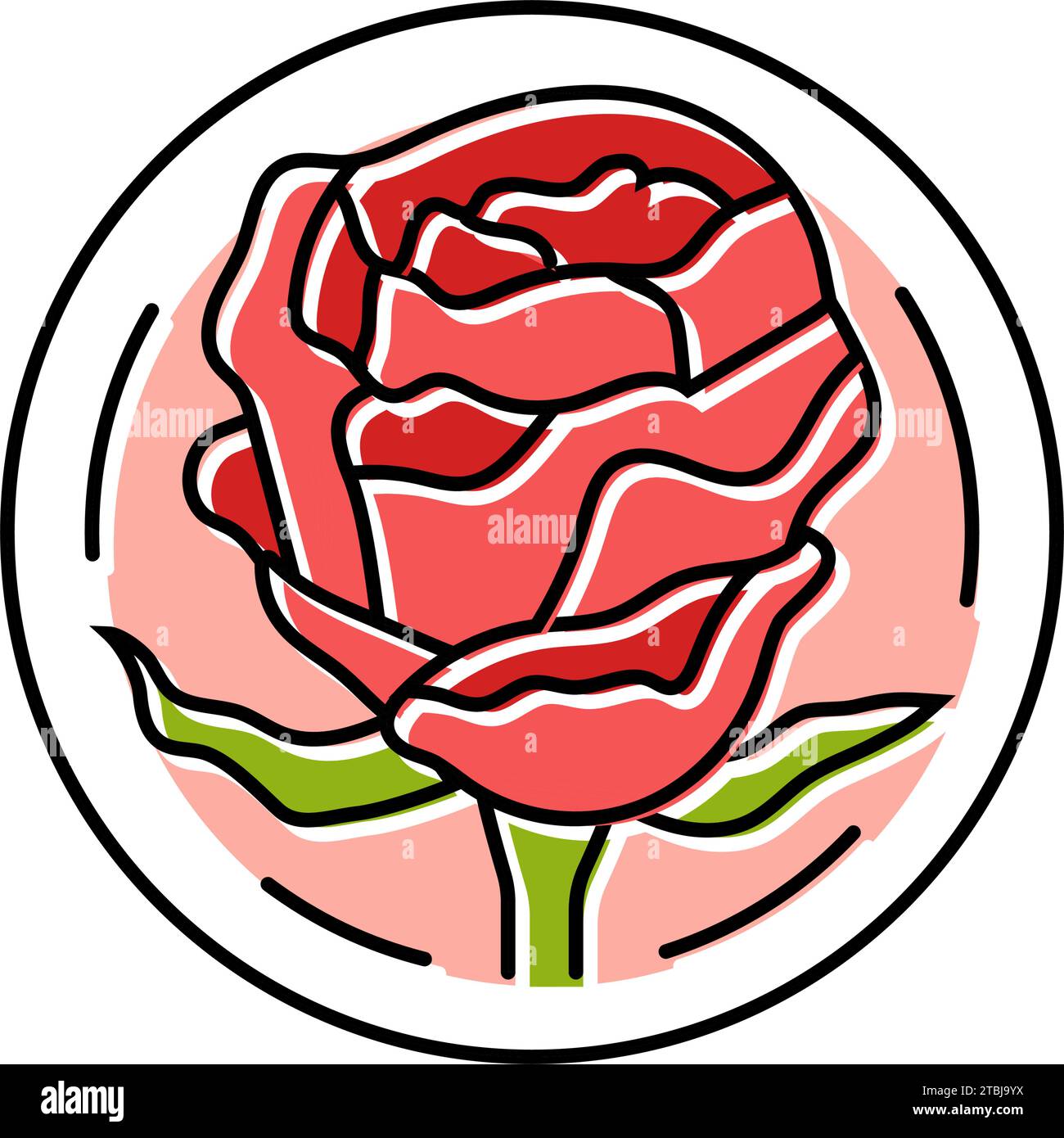 Leaves color line up Cut Out Stock Images & Pictures - Alamy