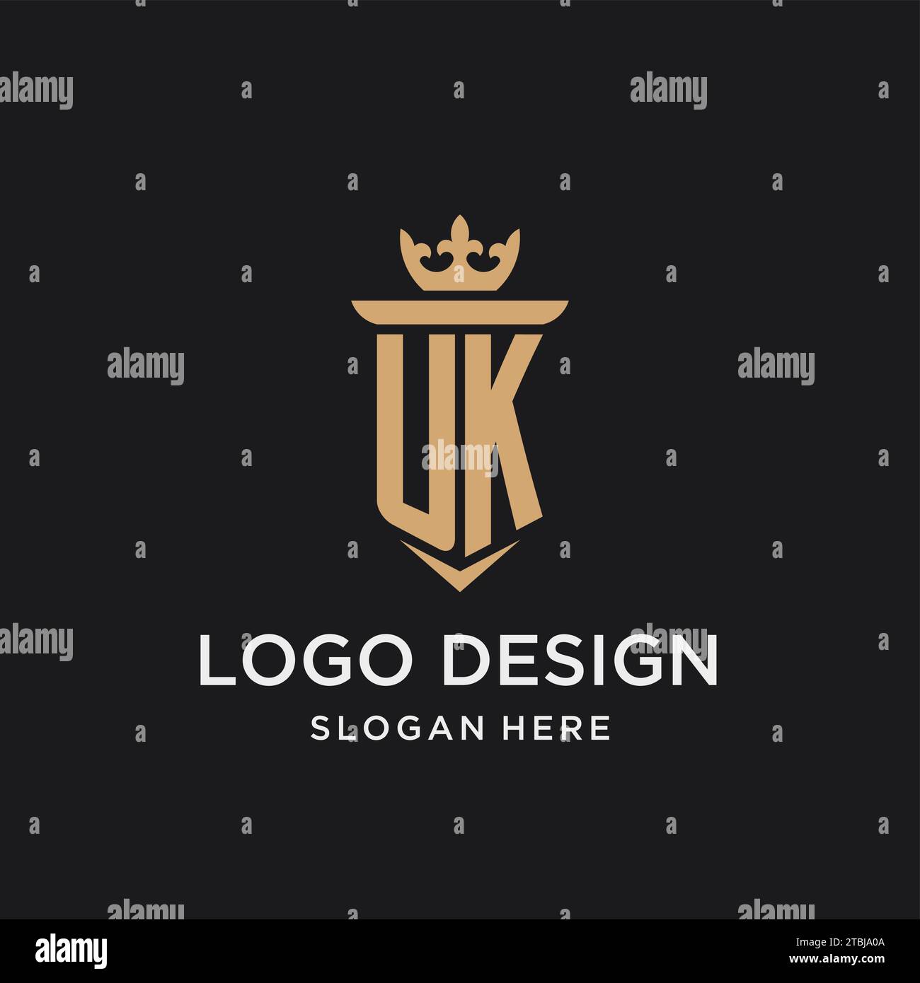 Gold crest uk Stock Vector Images - Alamy
