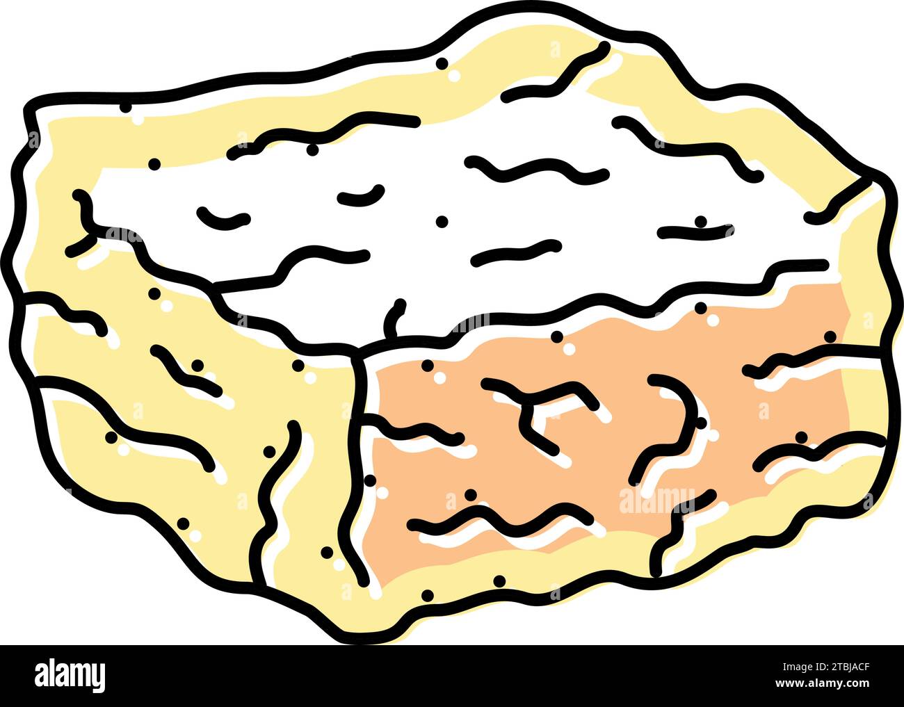 rice crispy treats food snack color icon vector illustration Stock ...