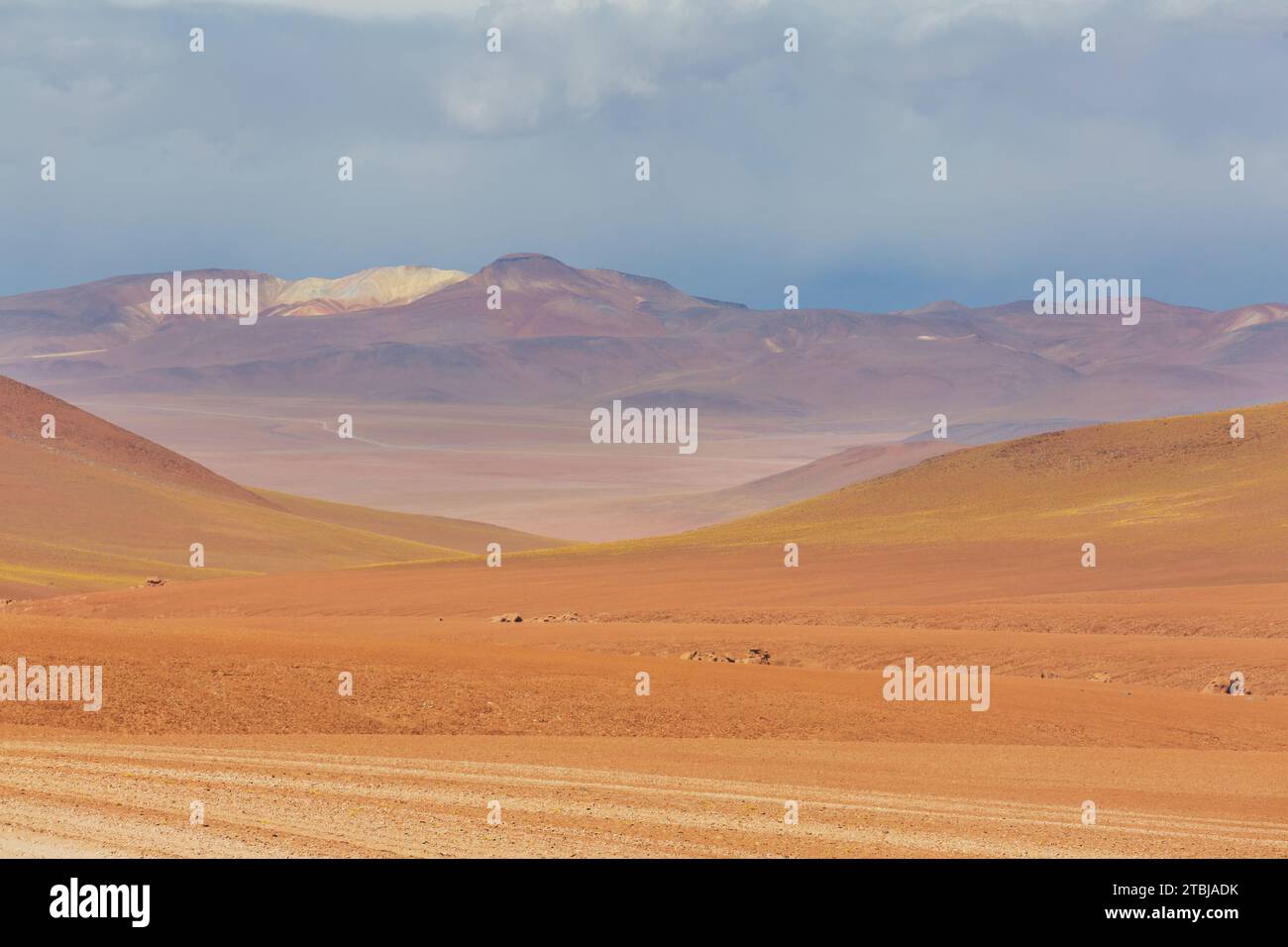 Epic Salvador Dali desert. Unusual natural landscapes in Bolivia Stock ...