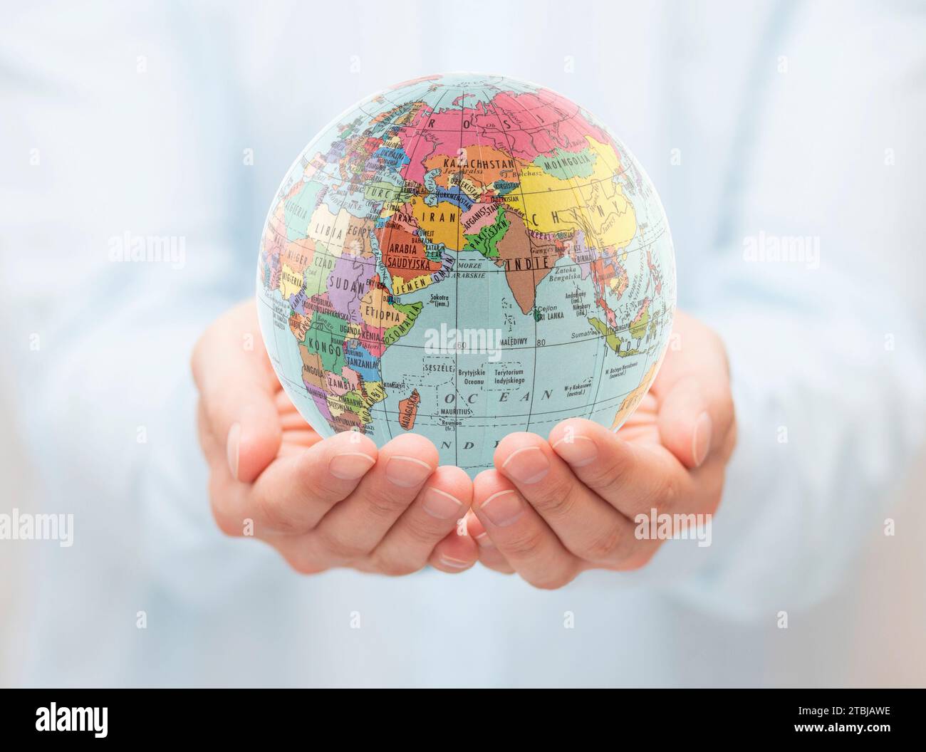 World political map with countries hi-res stock photography and images ...