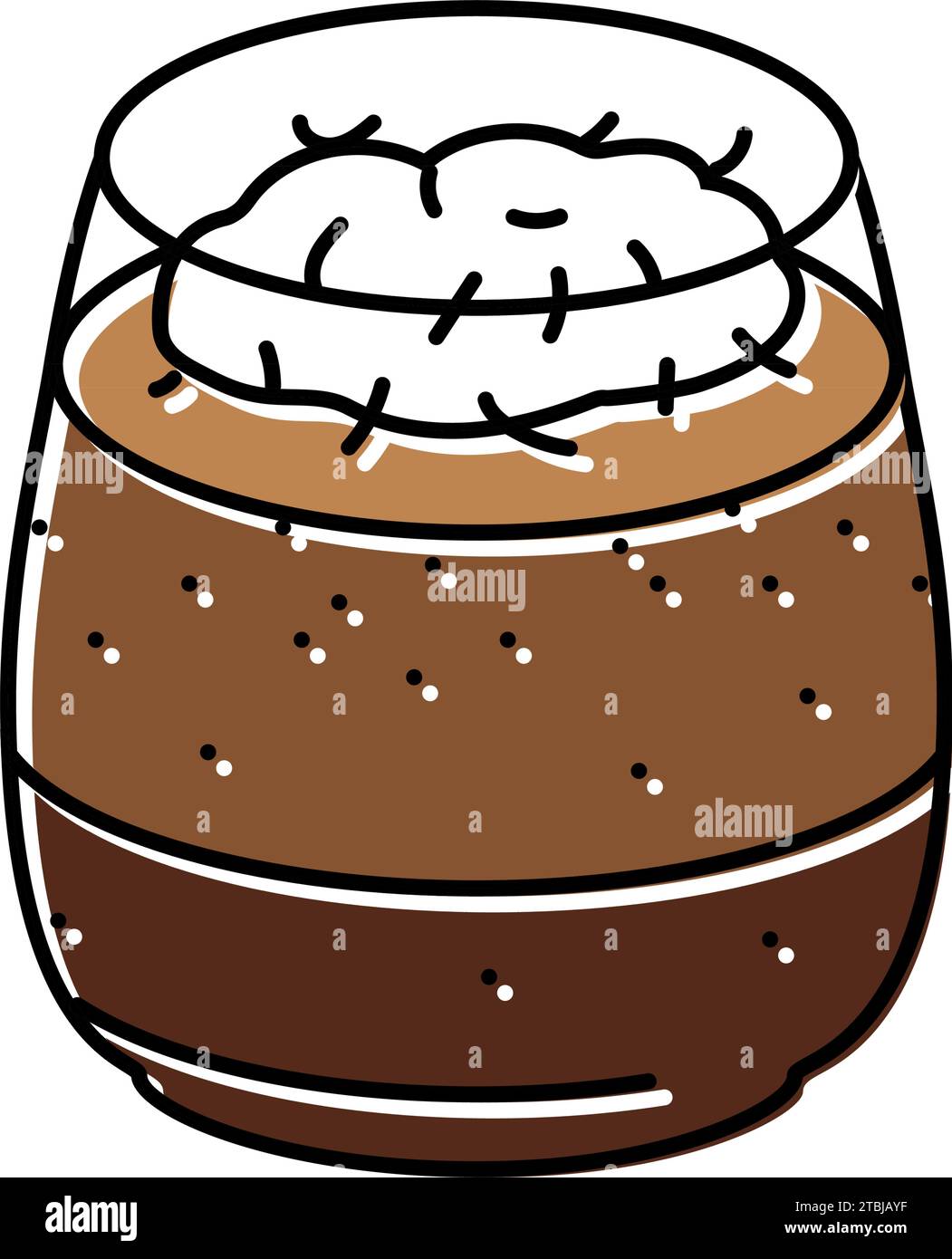 Healthy mousse cake Stock Vector Images - Alamy