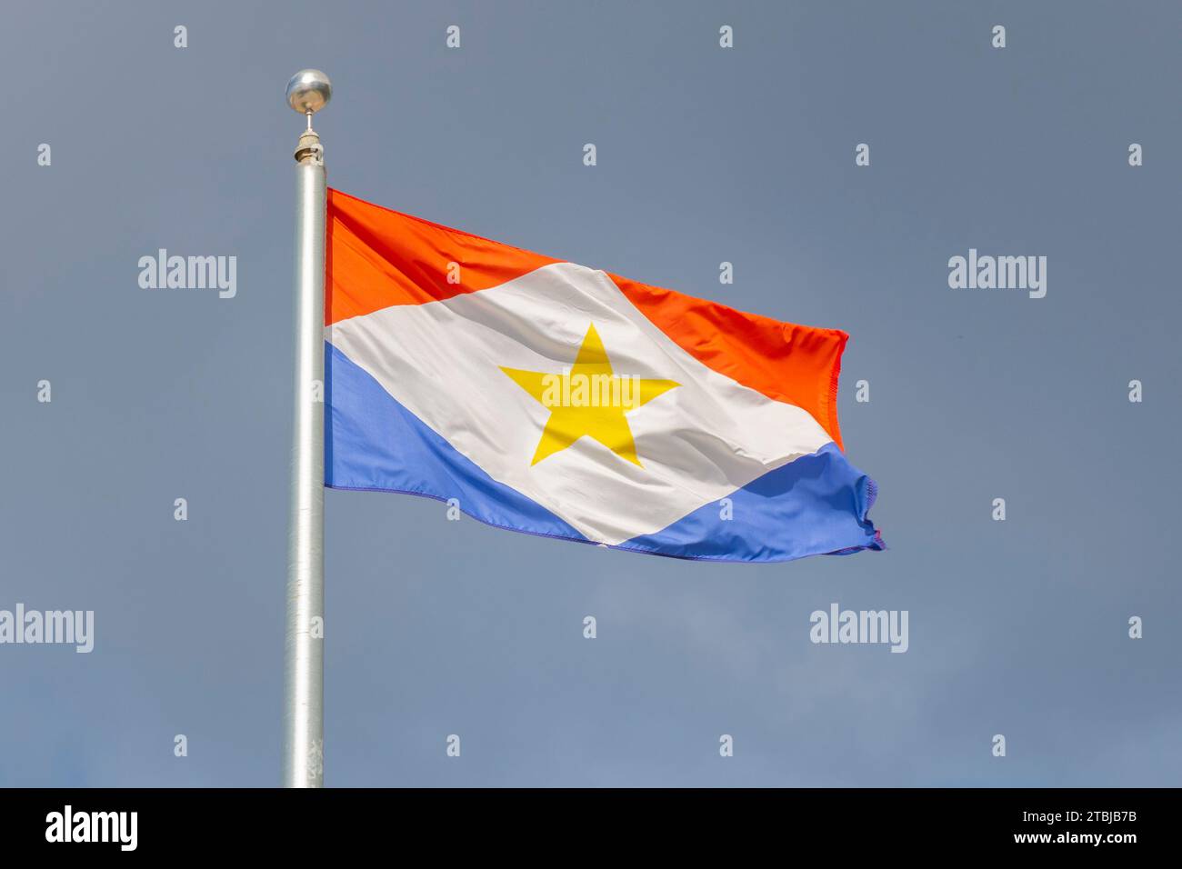 Flag of saba island hi-res stock photography and images - Alamy