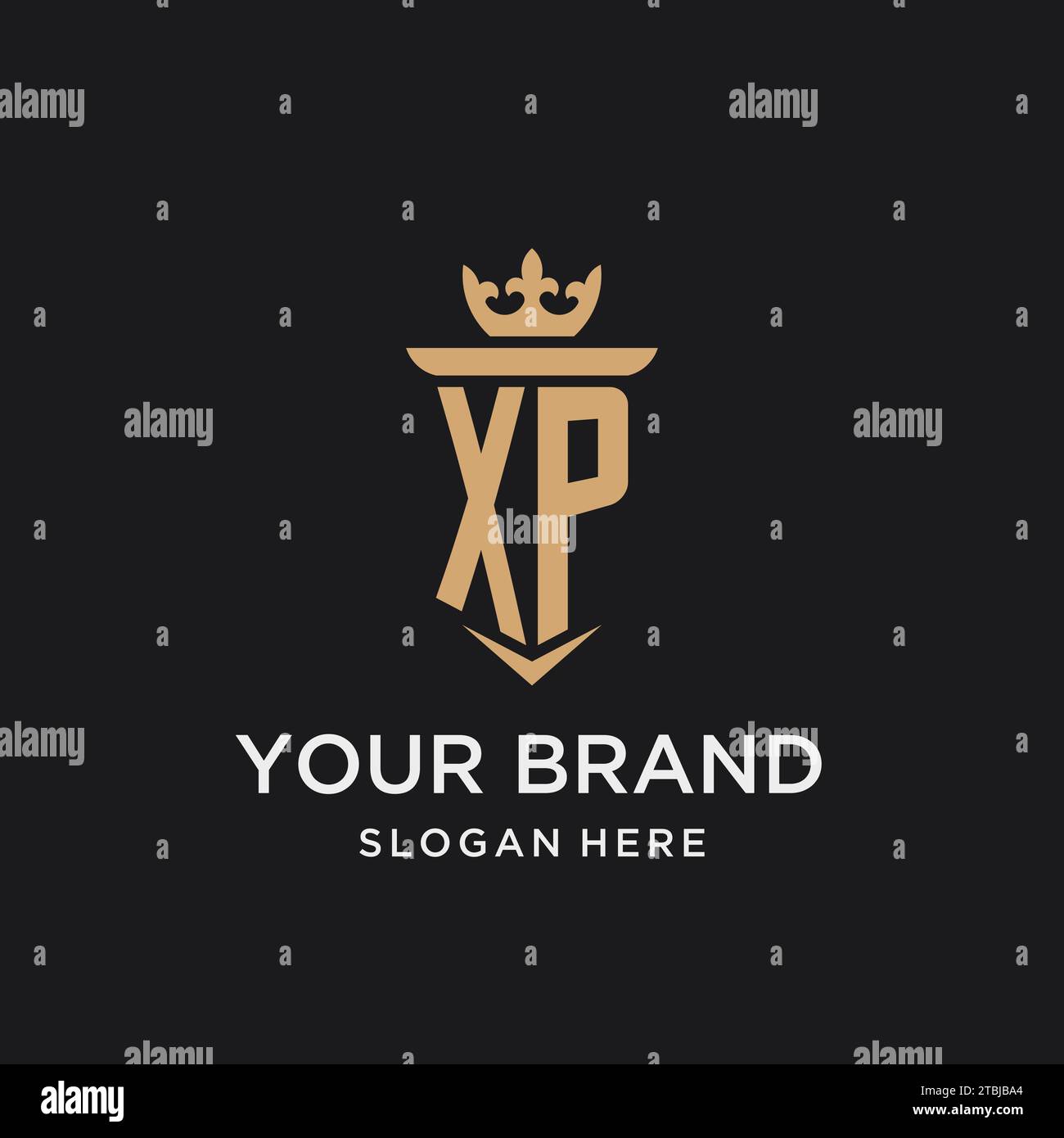 XP monogram with medieval style, luxury and elegant initial logo design ... XP monogram with medieval style, luxury and elegant initial logo design ...