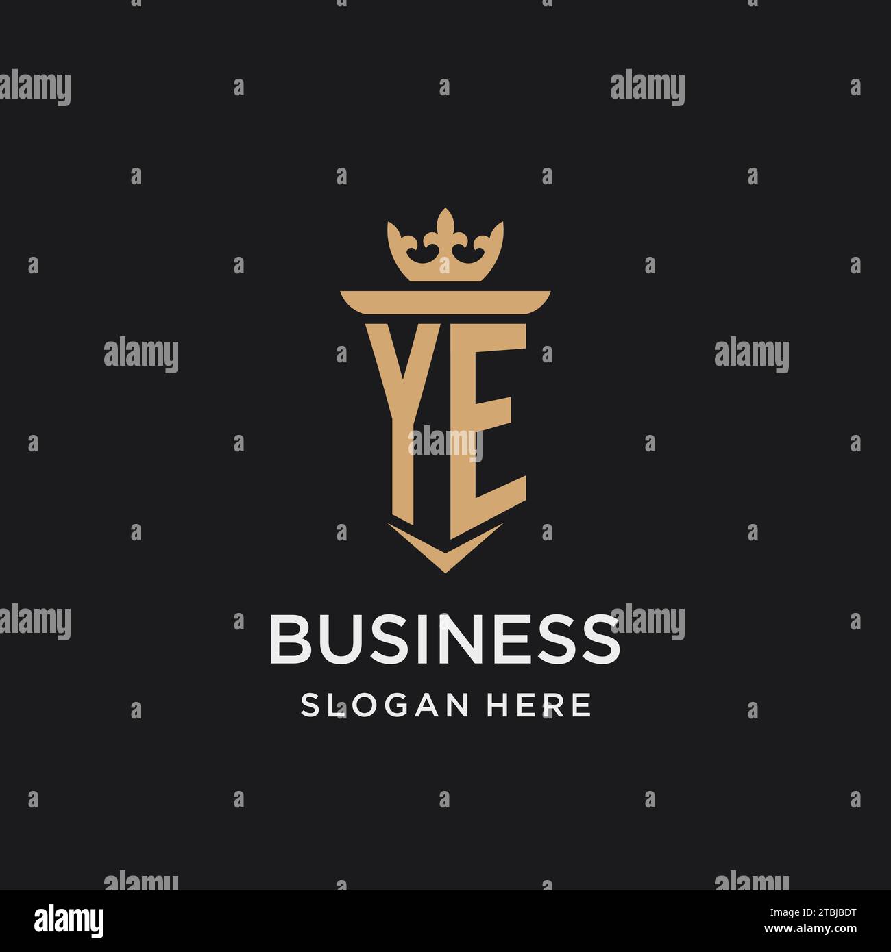 YE monogram with medieval style, luxury and elegant initial logo design ideas Stock Vector Image ...