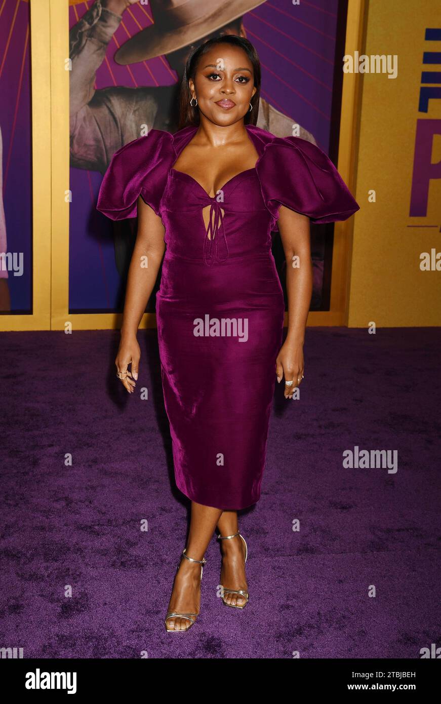 LOS ANGELES, CALIFORNIA - DECEMBER 06: Quinta Brunson attends the World ...