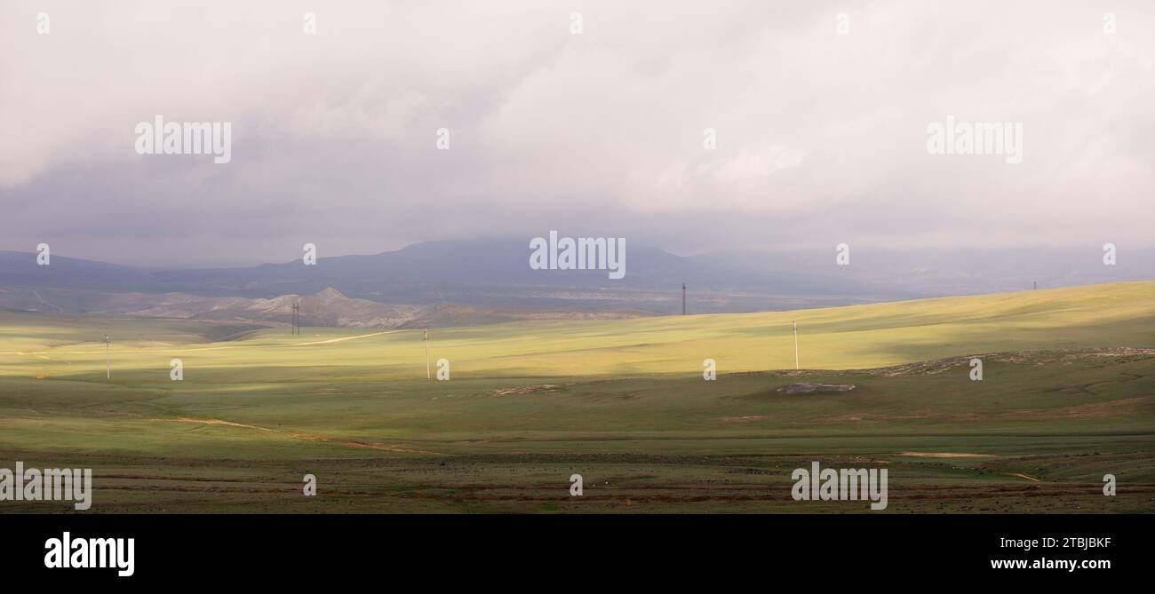 Beautiful mountains. Gobustan region. Azerbaijan Stock Photo - Alamy