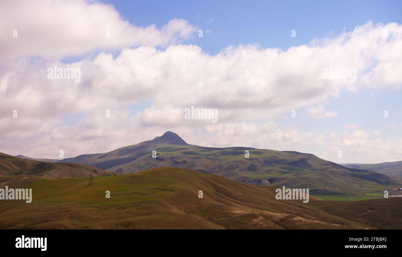 Beautiful mountains. Gobustan region. Azerbaijan Stock Photo - Alamy
