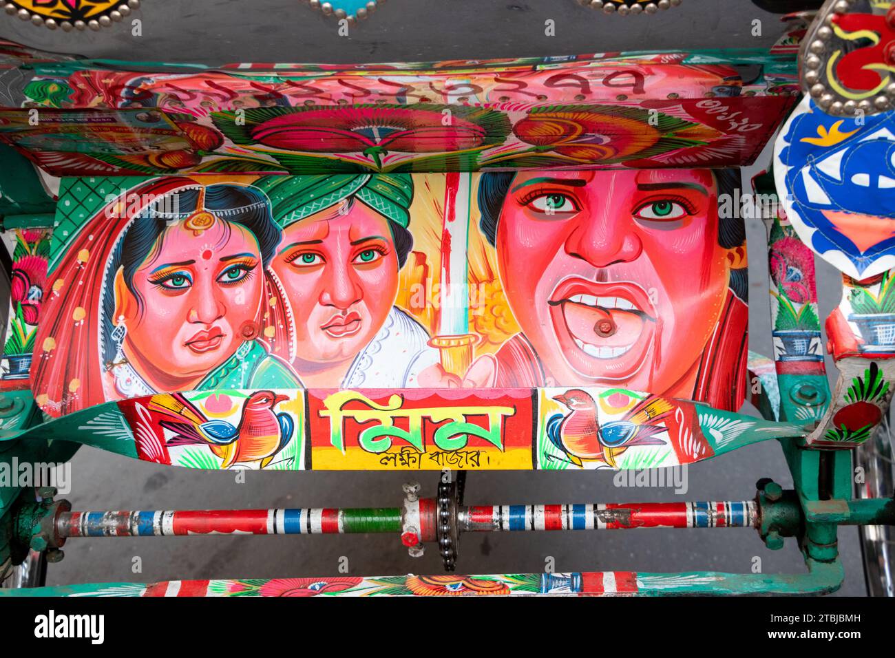 Dhaka, Dhaka, Bangladesh. 7th Dec, 2023. Rickshaw painting displayed at ...