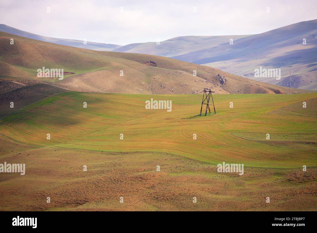 Beautiful mountains. Gobustan region. Azerbaijan Stock Photo - Alamy