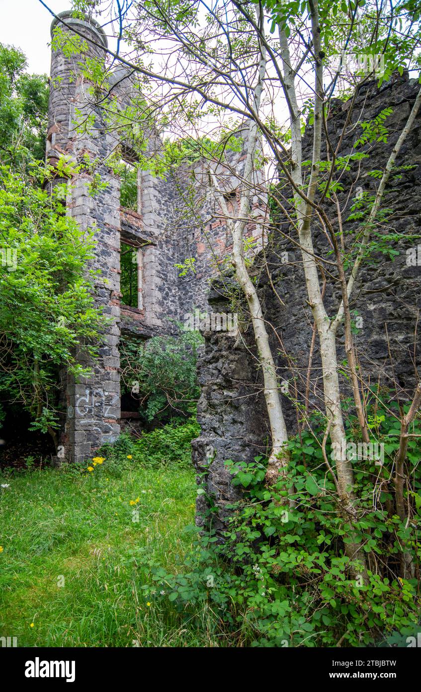 Ruins of the Oban Hills Hydropathic Sanatorium, a proposed hydropathic ...