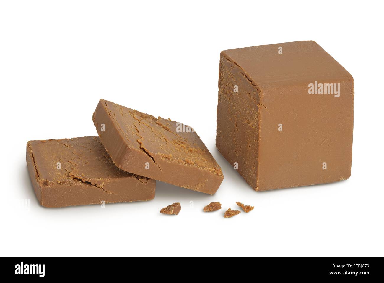 Brown cheese. Norwegian brunost isolated on white background with full ...