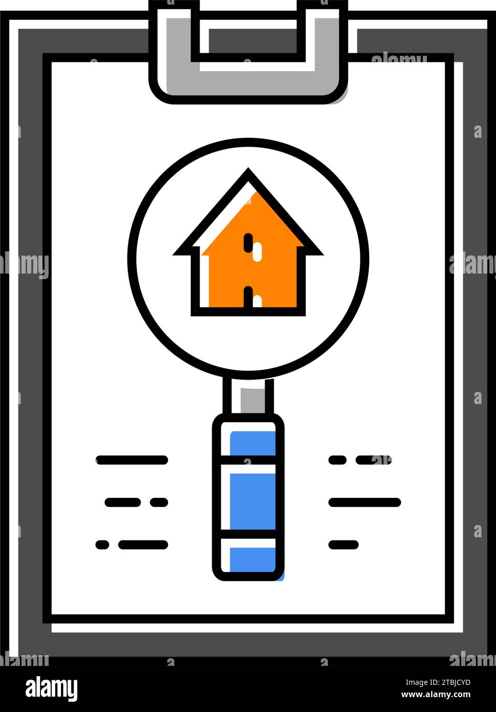 Blueprint inspection Stock Vector Images - Alamy