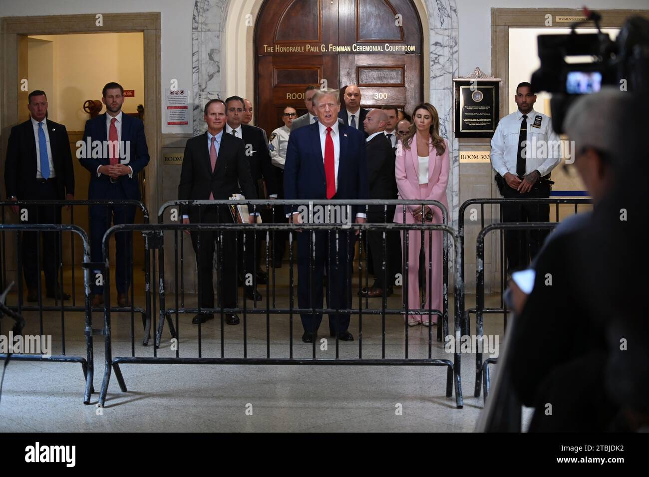 New York, New York, USA. 7th Dec, 2023. Former President Donald Trump ...